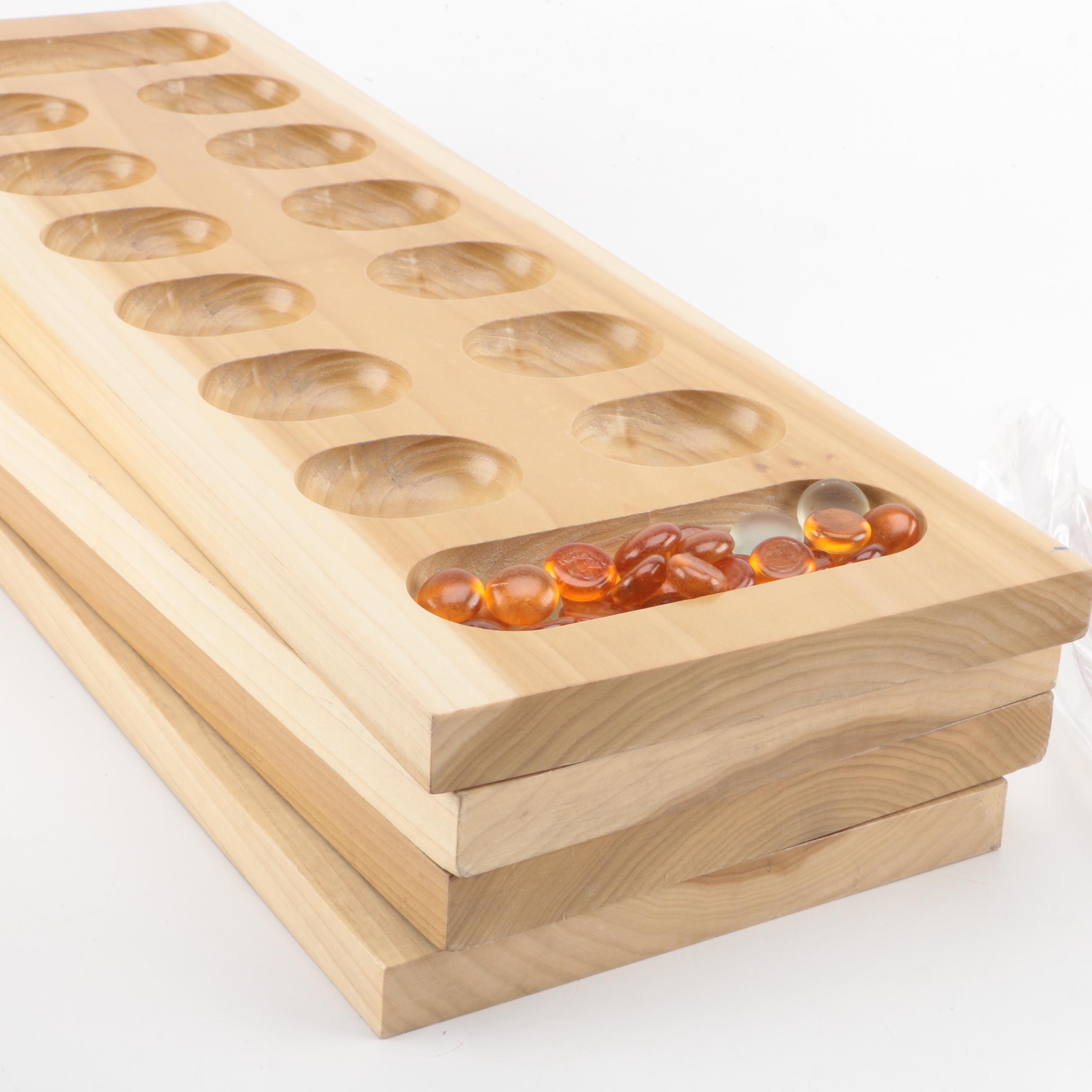 Mancala Boards and Chess Set | EBTH
