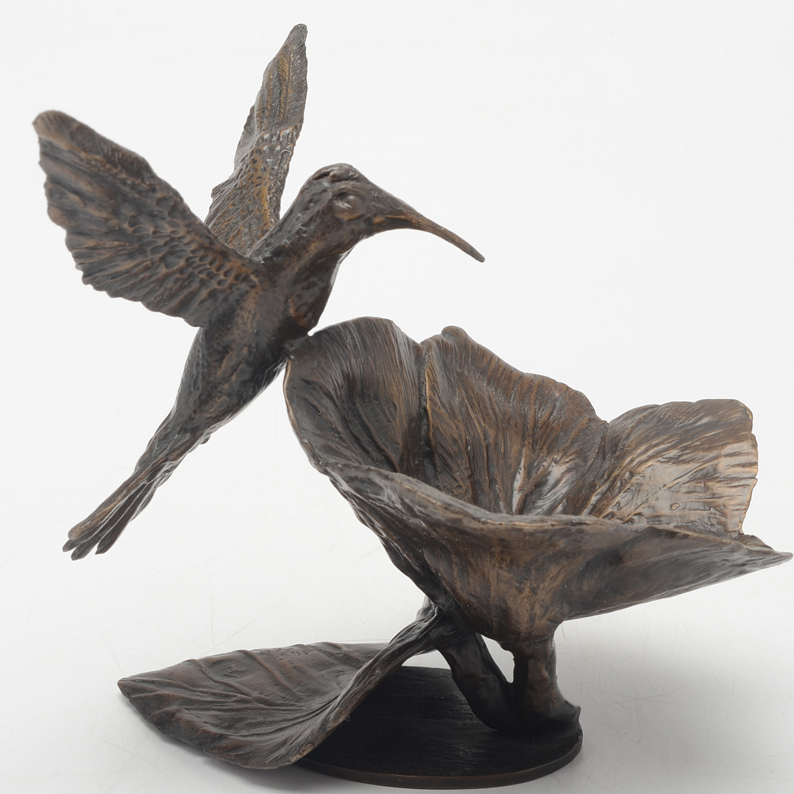 Limited Edition Bronze Hummingbird Sculpture | EBTH