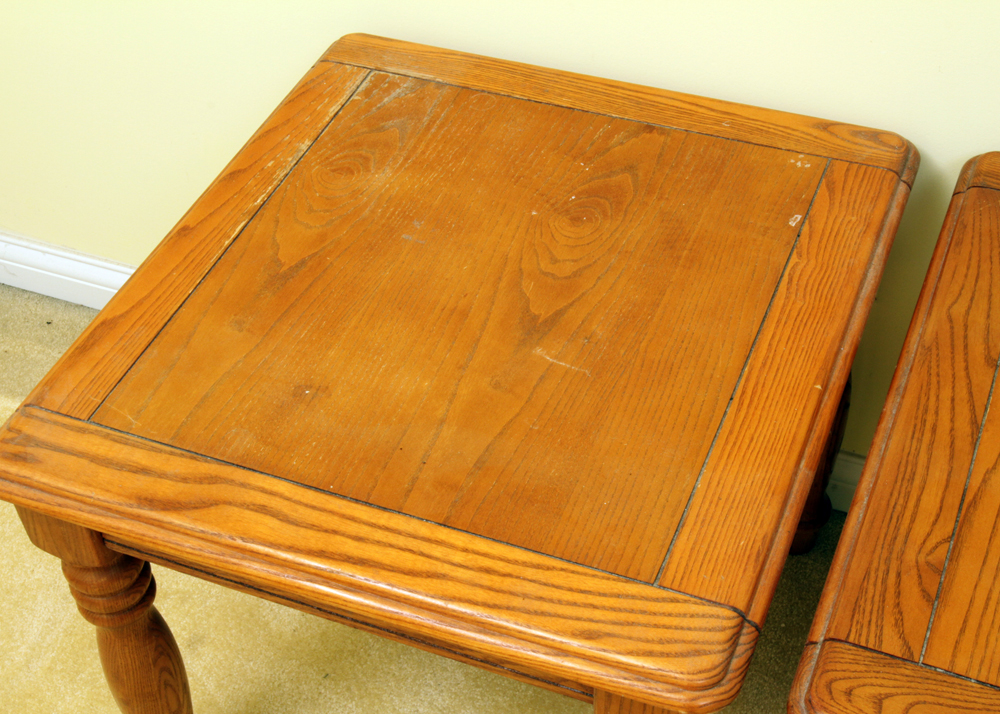 Pair of Country Style End Tables | EBTH