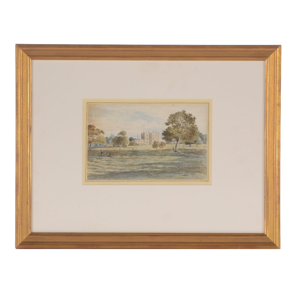 Antique Watercolor Painting on Paper Attributed to George Shepherd | EBTH