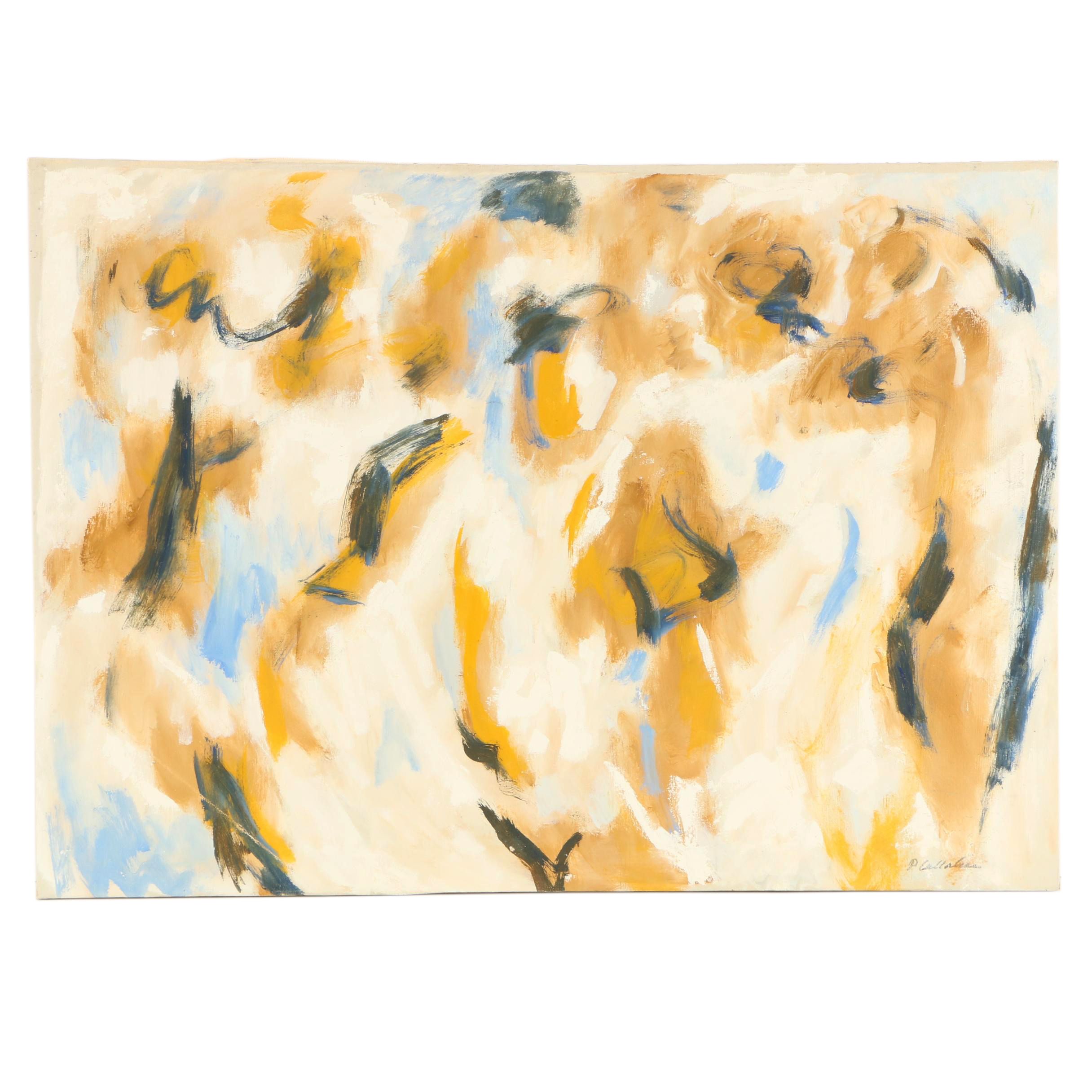 Phillip Callahan Oil Painting Abstract Composition | EBTH