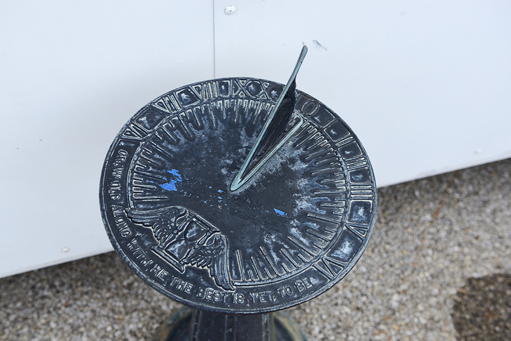 Sundial, Goat Planter Pot and Rabbit Garden Figurine | EBTH