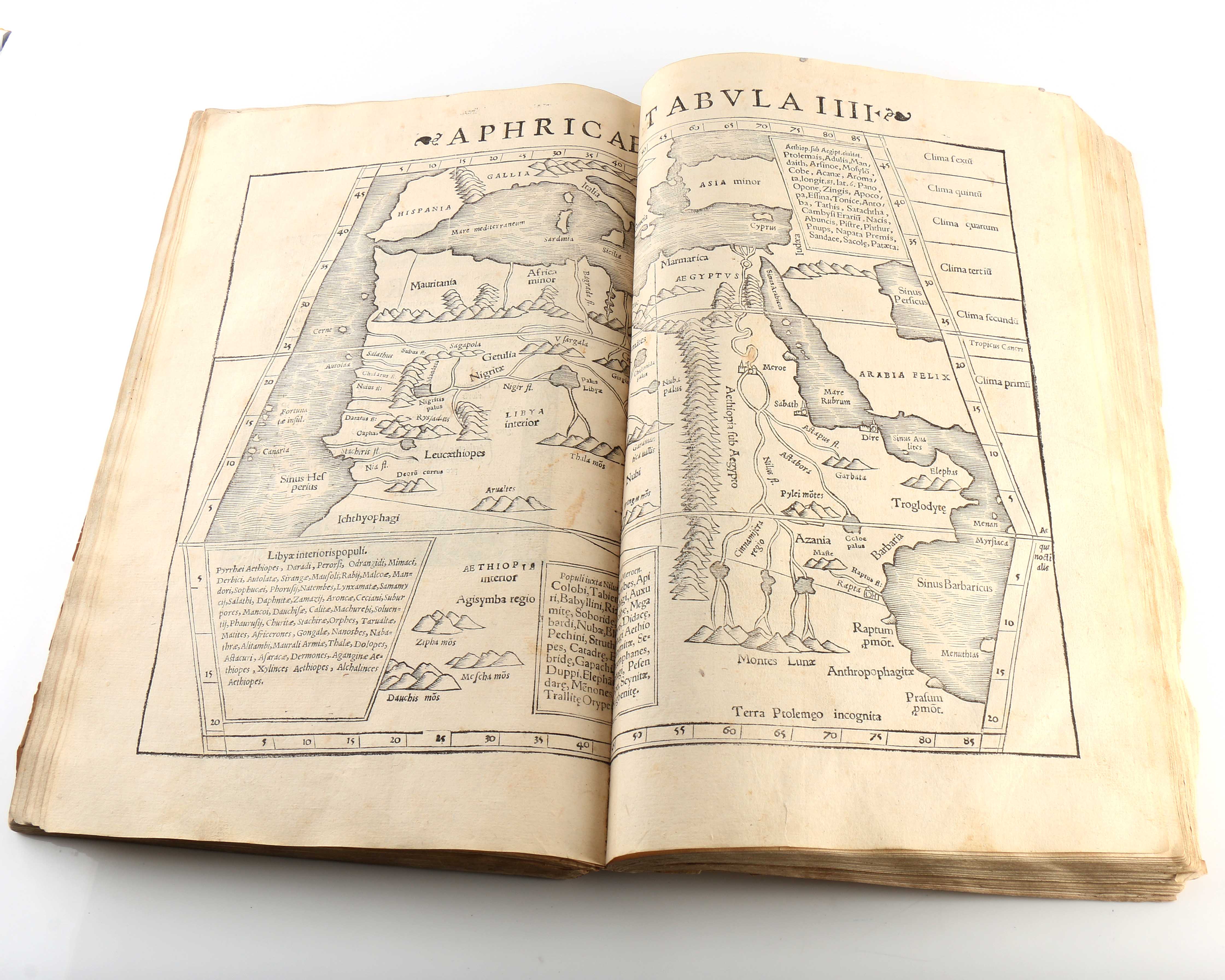 1542 Ptolemy "Geographia Universalis" Second Edition Edited by ...