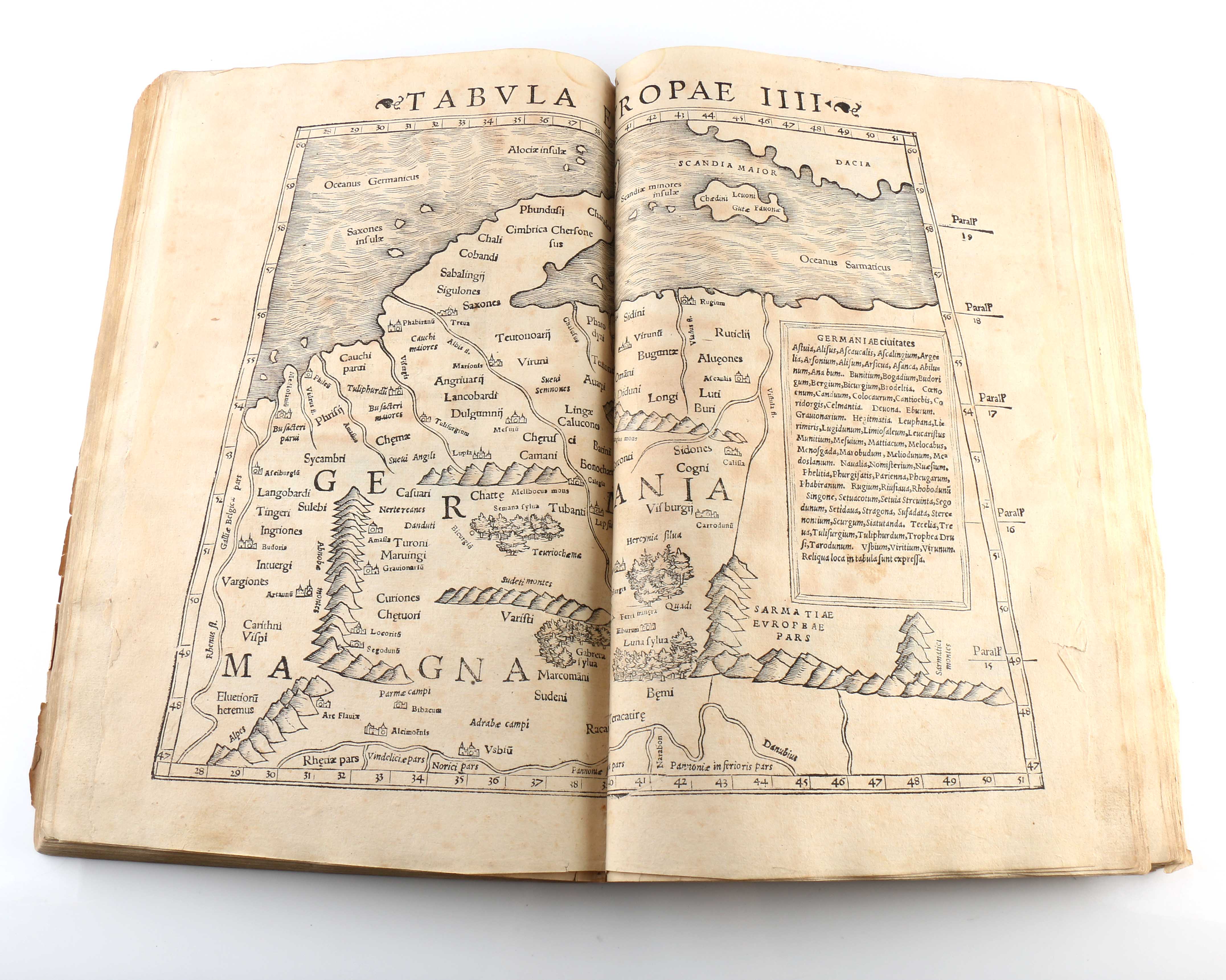 1542 Ptolemy "Geographia Universalis" Second Edition Edited by ...