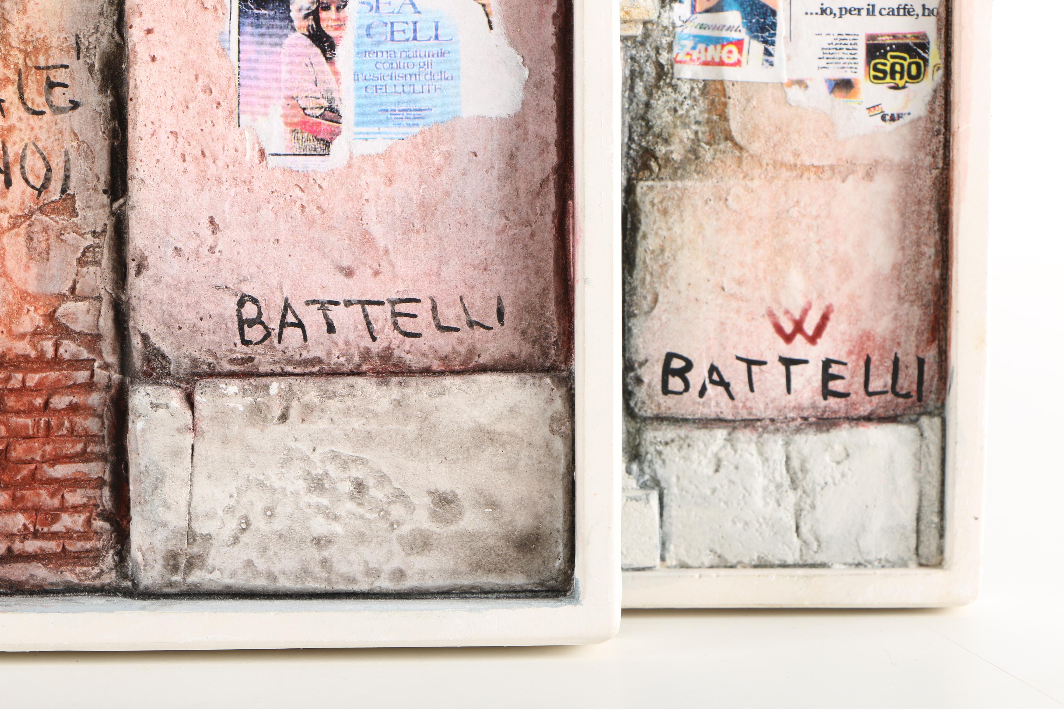 Fausto Battelli Mixed Media Relief Sculptures | EBTH