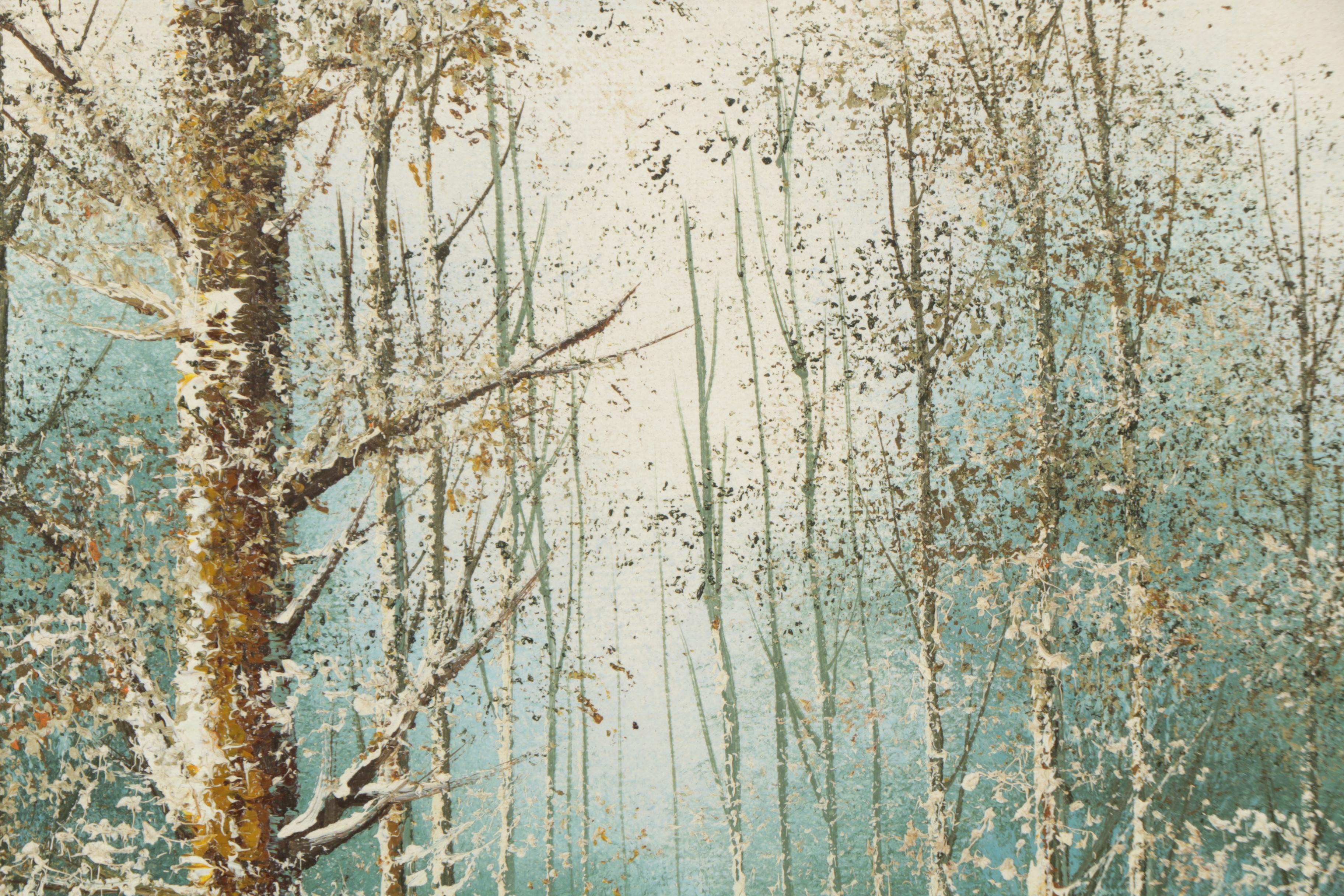 Carl Madden and E. Woodson Oil Paintings of Rural Scenes | EBTH