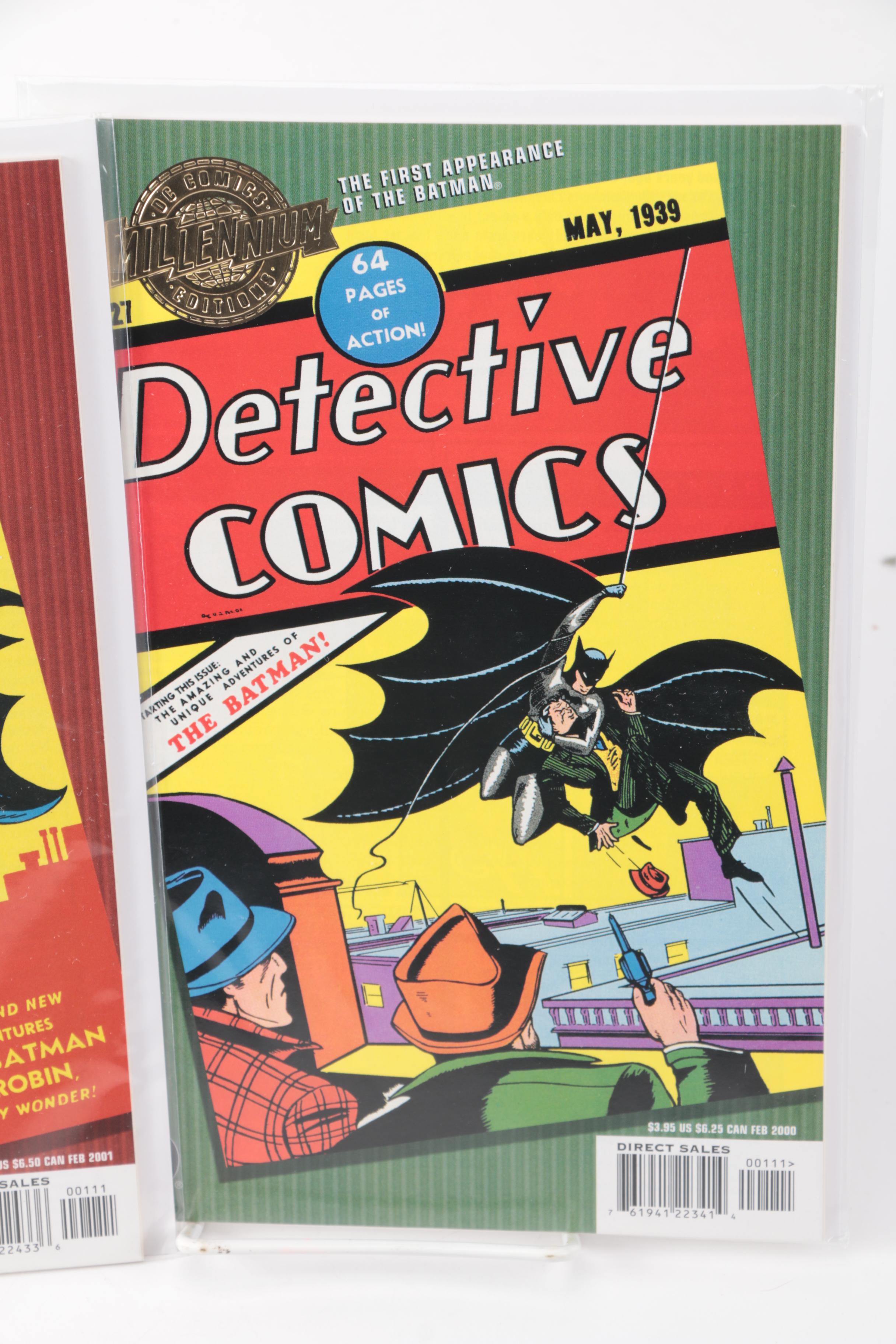 DC Millennium Editions "Batman" and "Detective Comics" Comic Book ...
