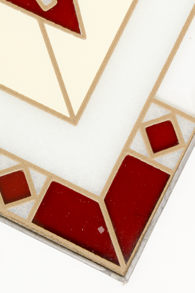 Singer Sewing Machines Stained Glass-Style Panel | EBTH