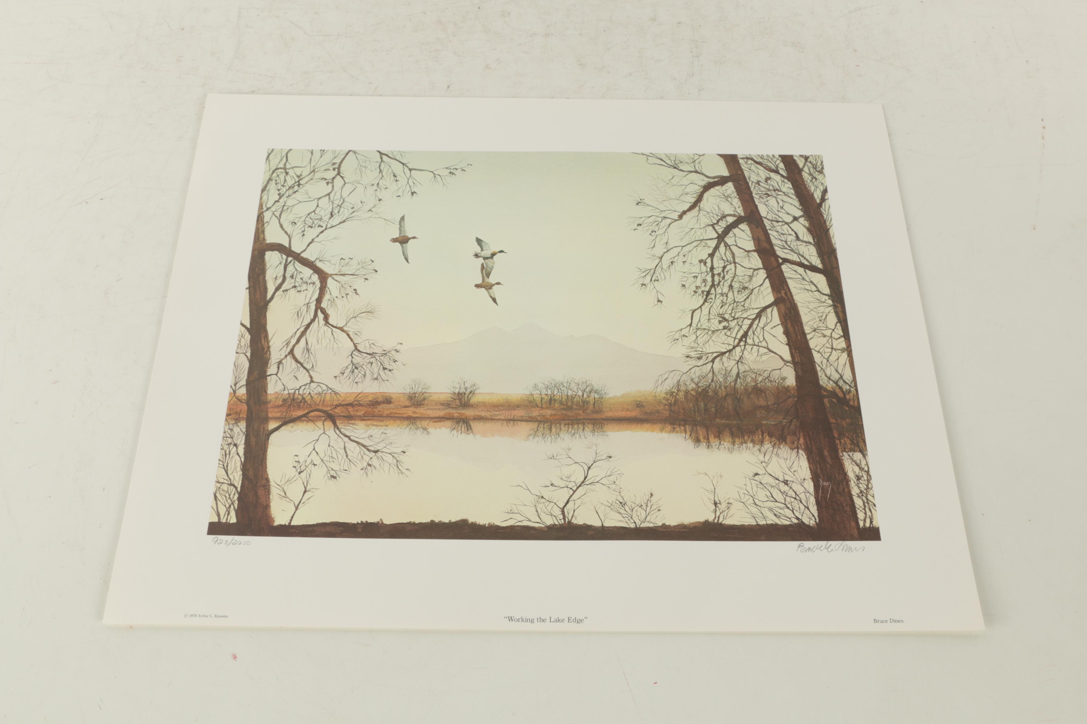 Limited Edition Reproduction Prints Featuring Bruce Dines and Gary Kapp ...
