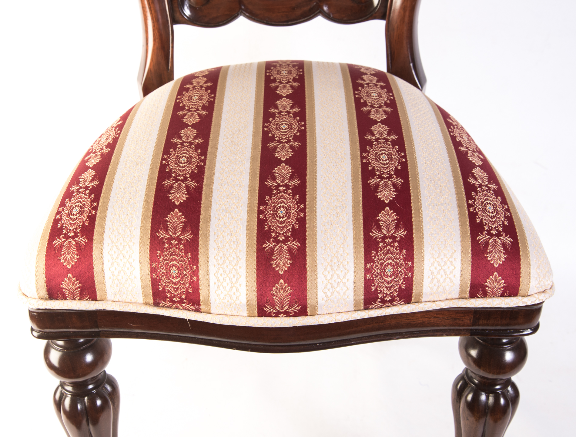 Victorian Style Balloon Back Chair | EBTH