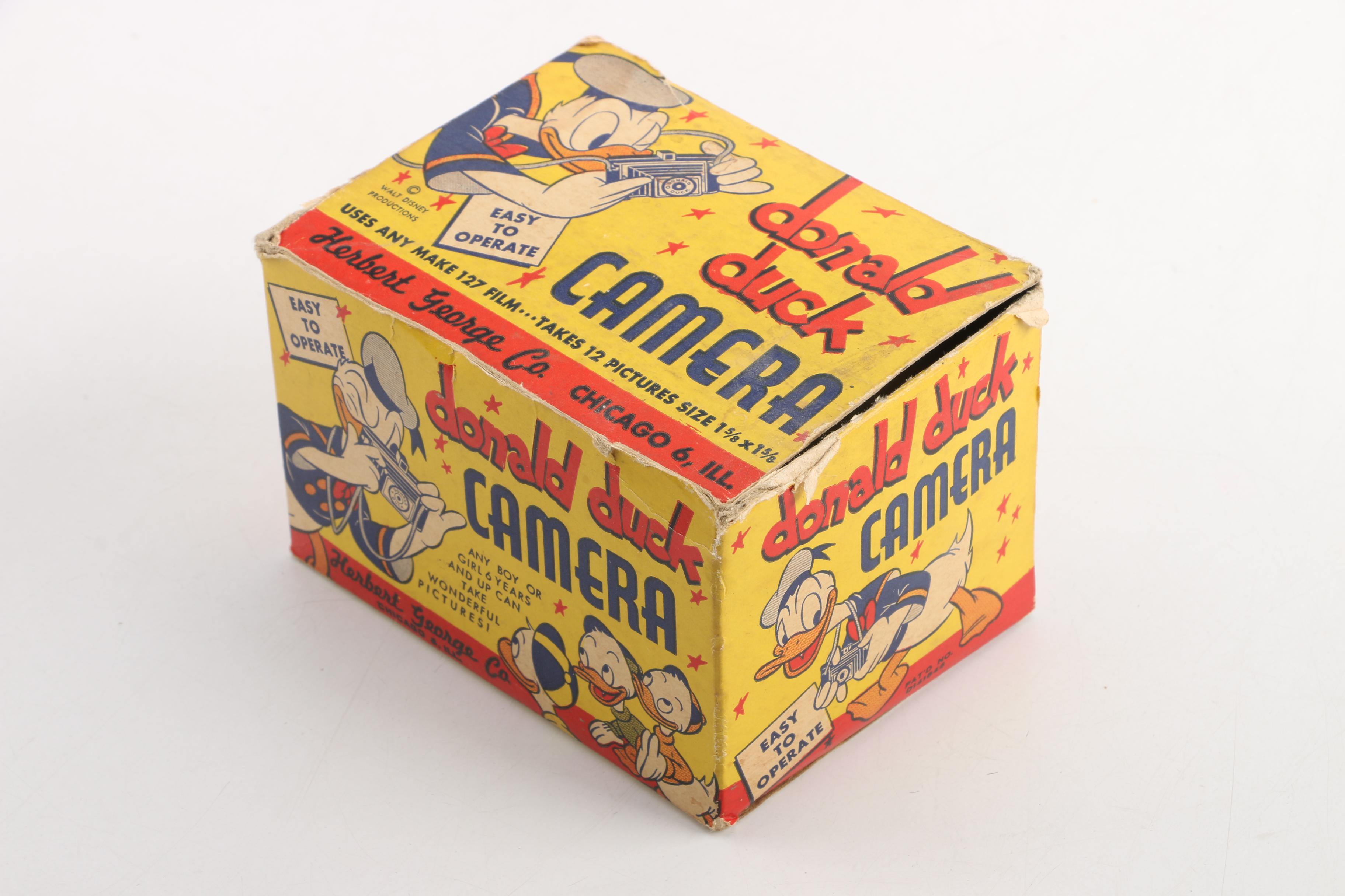 Vintage Donald Duck Camera In Original Box | EBTH