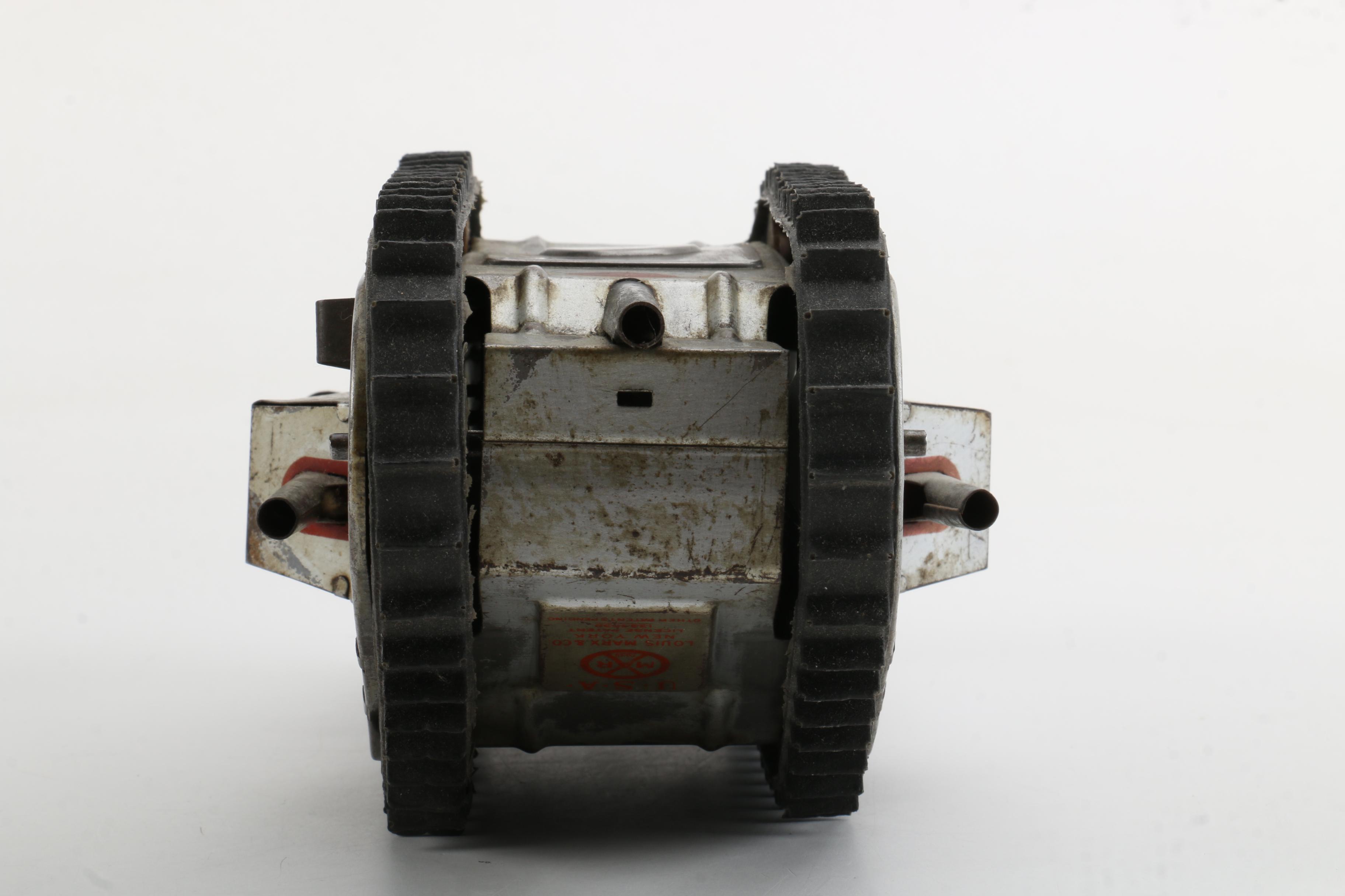 Vintage Metal Wind-Up Tank by Louis Marx & Co. | EBTH