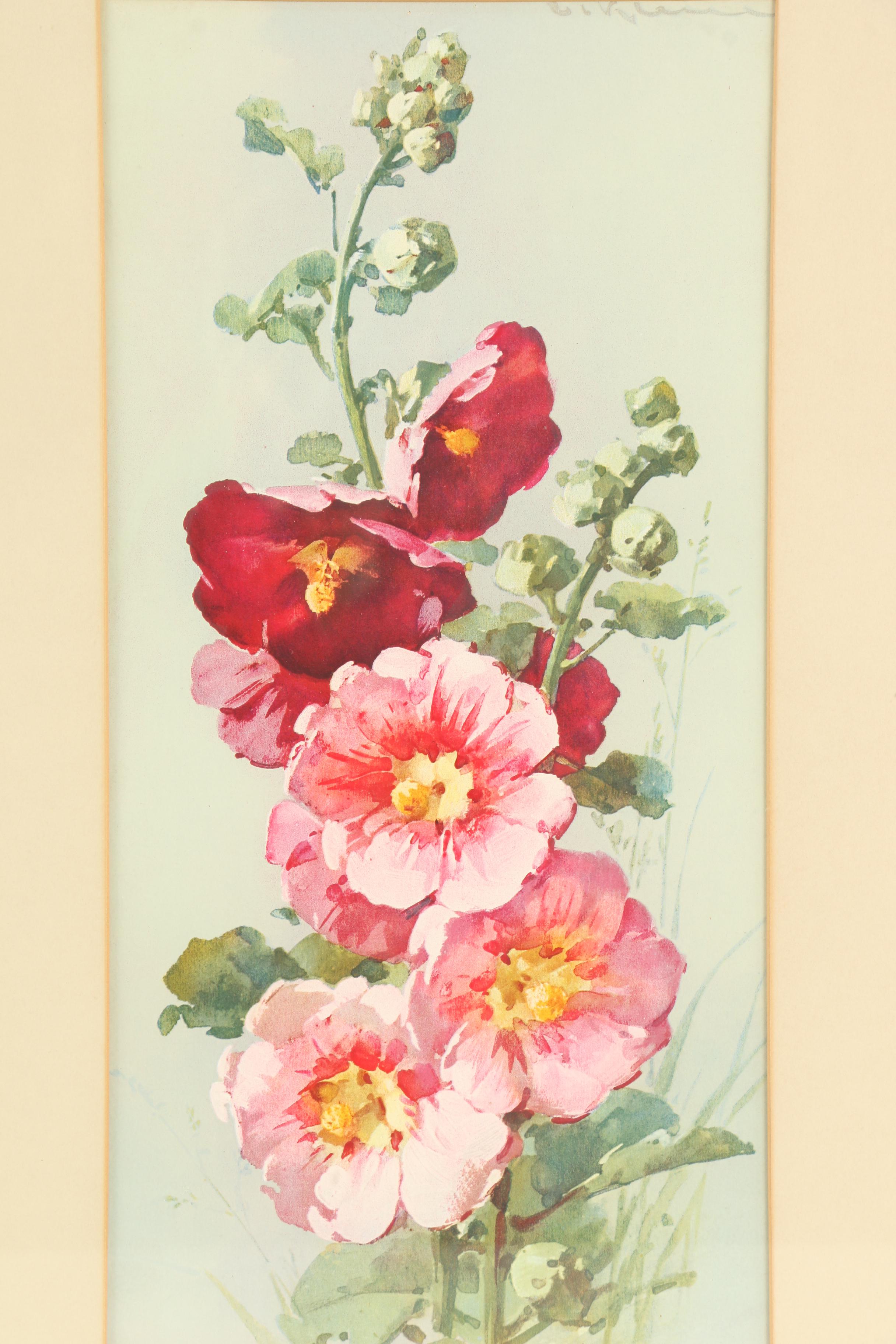 Lithograph on Paper of Roses | EBTH