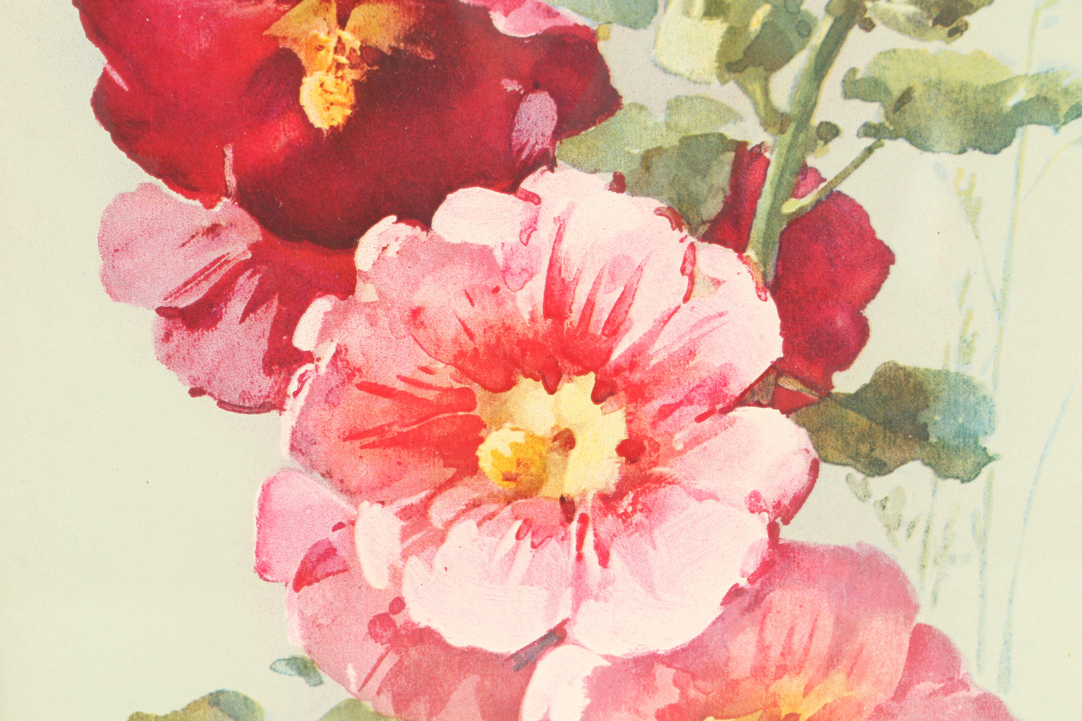 Lithograph on Paper of Roses | EBTH