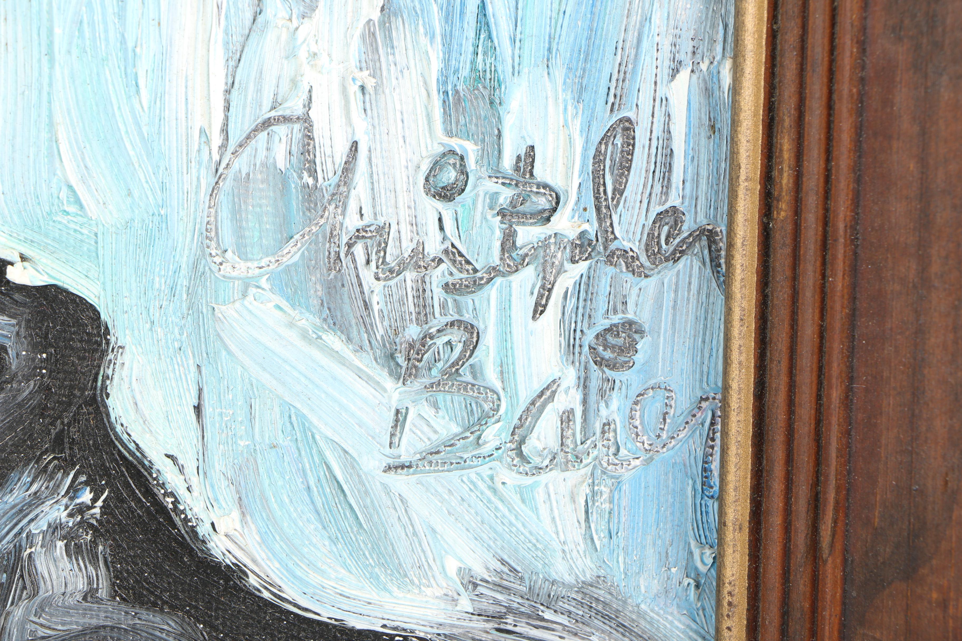 Christopher Baier Oil Painting on Paper | EBTH