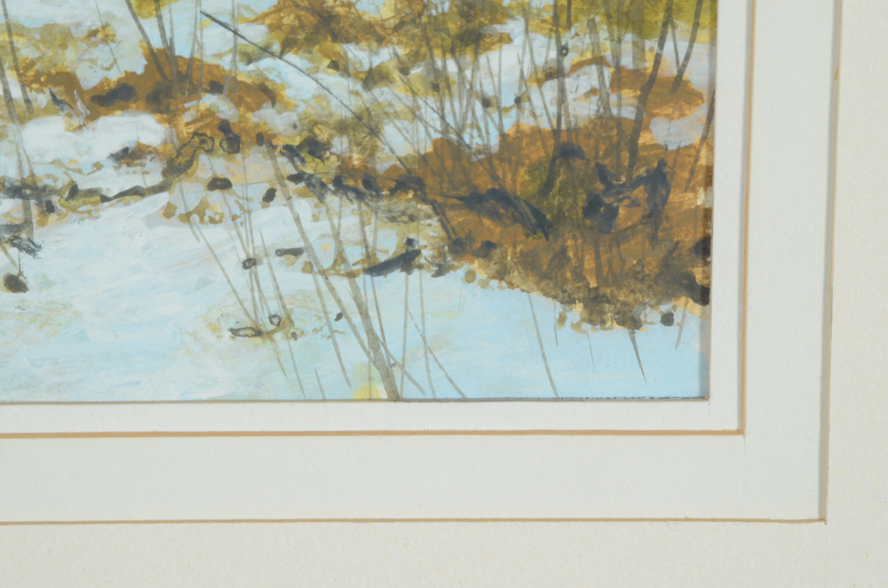 Richard Roflow Watercolor Painting of Pastoral Scene | EBTH