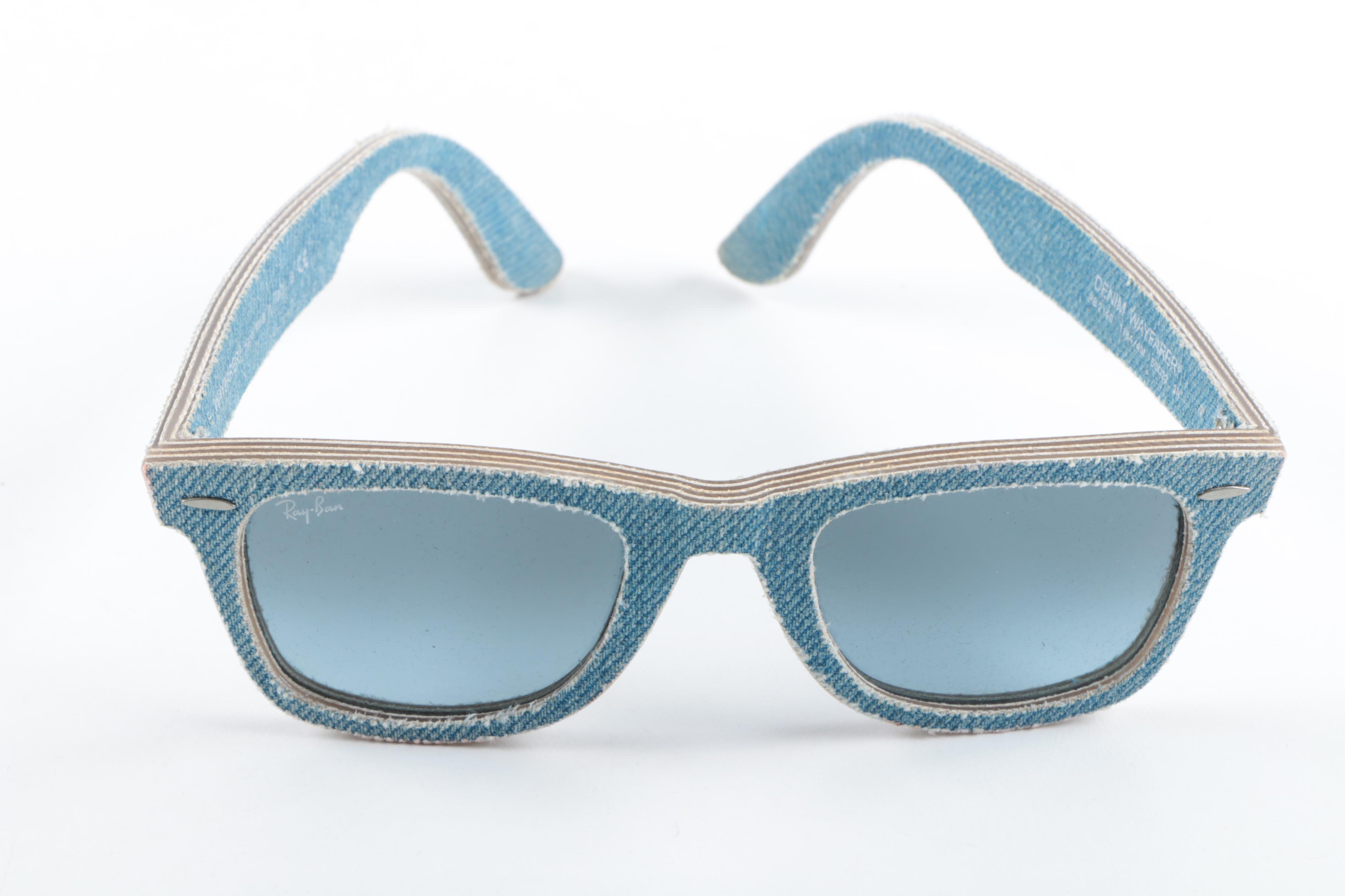 Ray-Ban Denim Wayfarer Sunglasses with Case | EBTH
