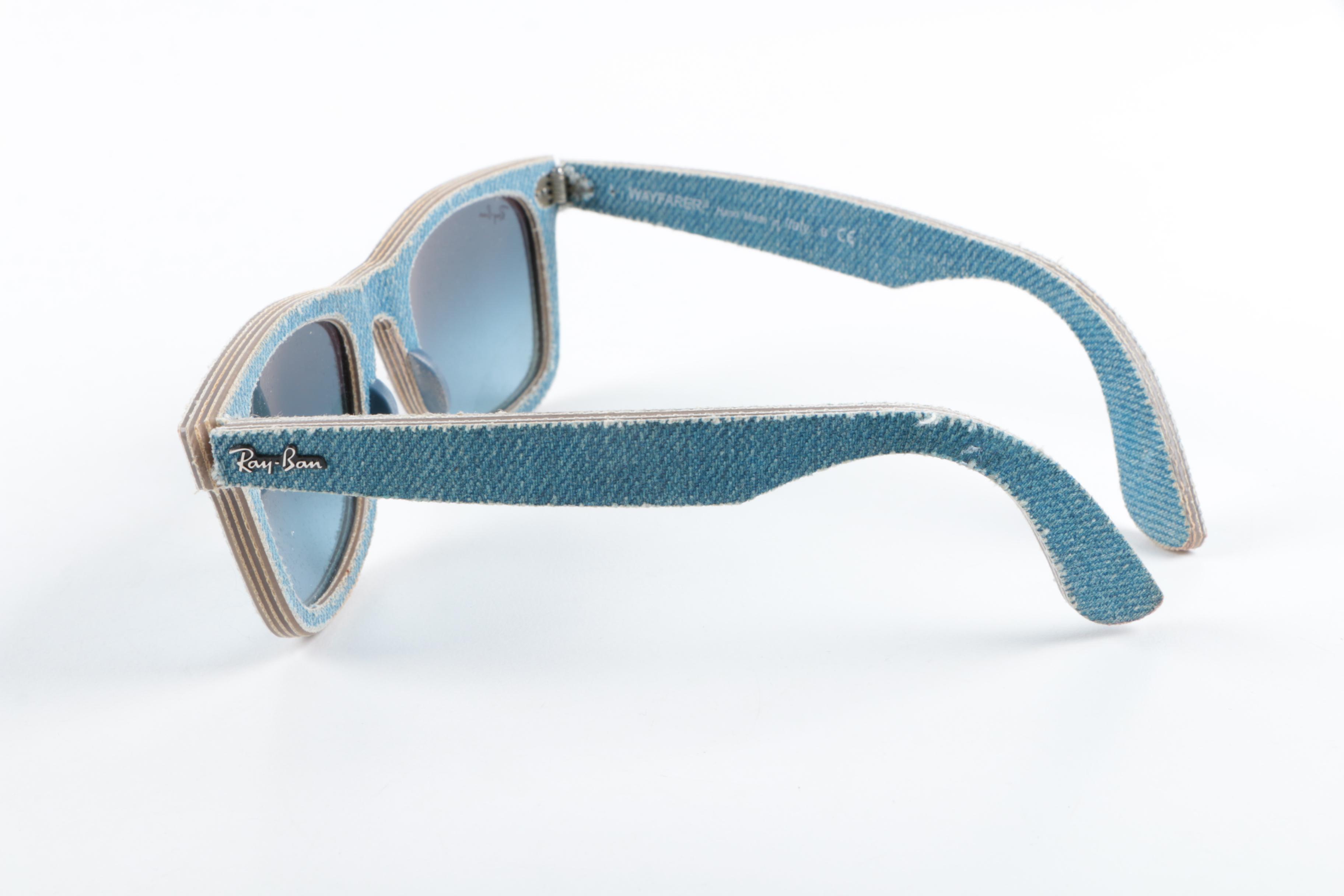 Ray-Ban Denim Wayfarer Sunglasses with Case | EBTH