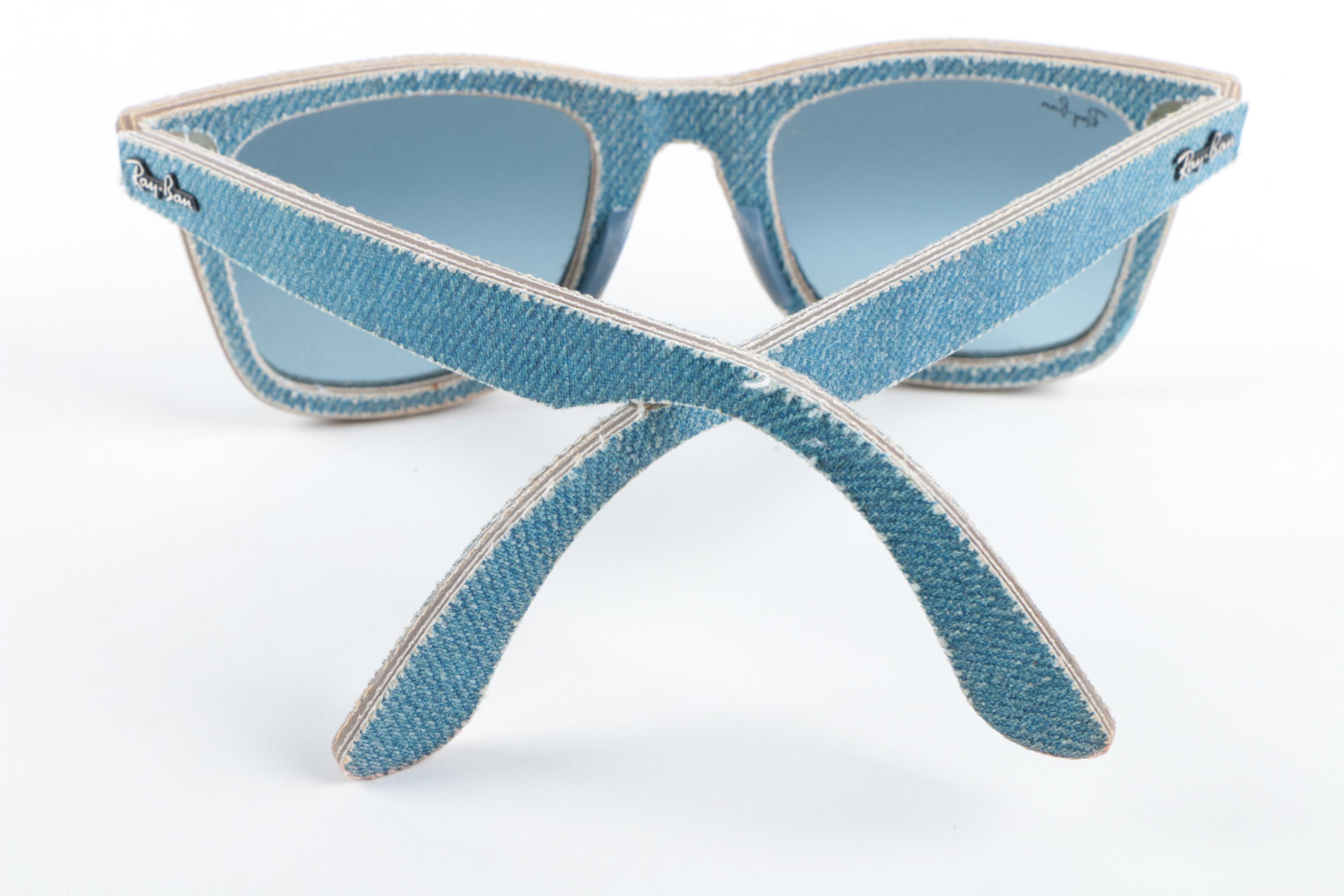 Ray-Ban Denim Wayfarer Sunglasses with Case | EBTH