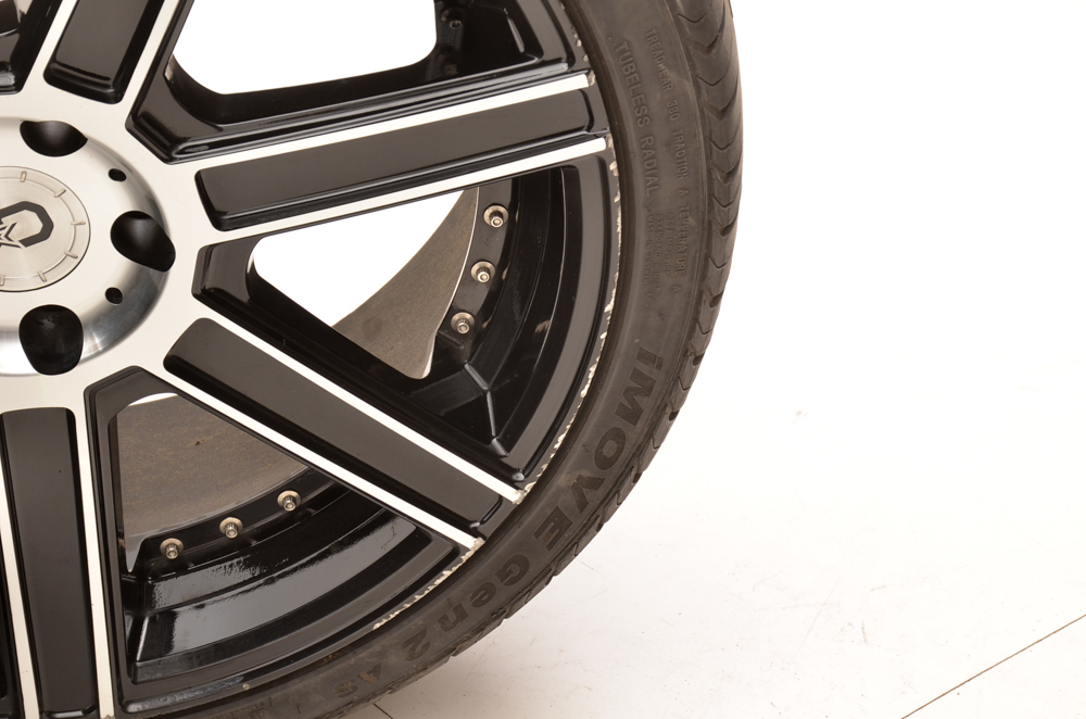 Drop Star Black Rims with Ironman Tires | EBTH