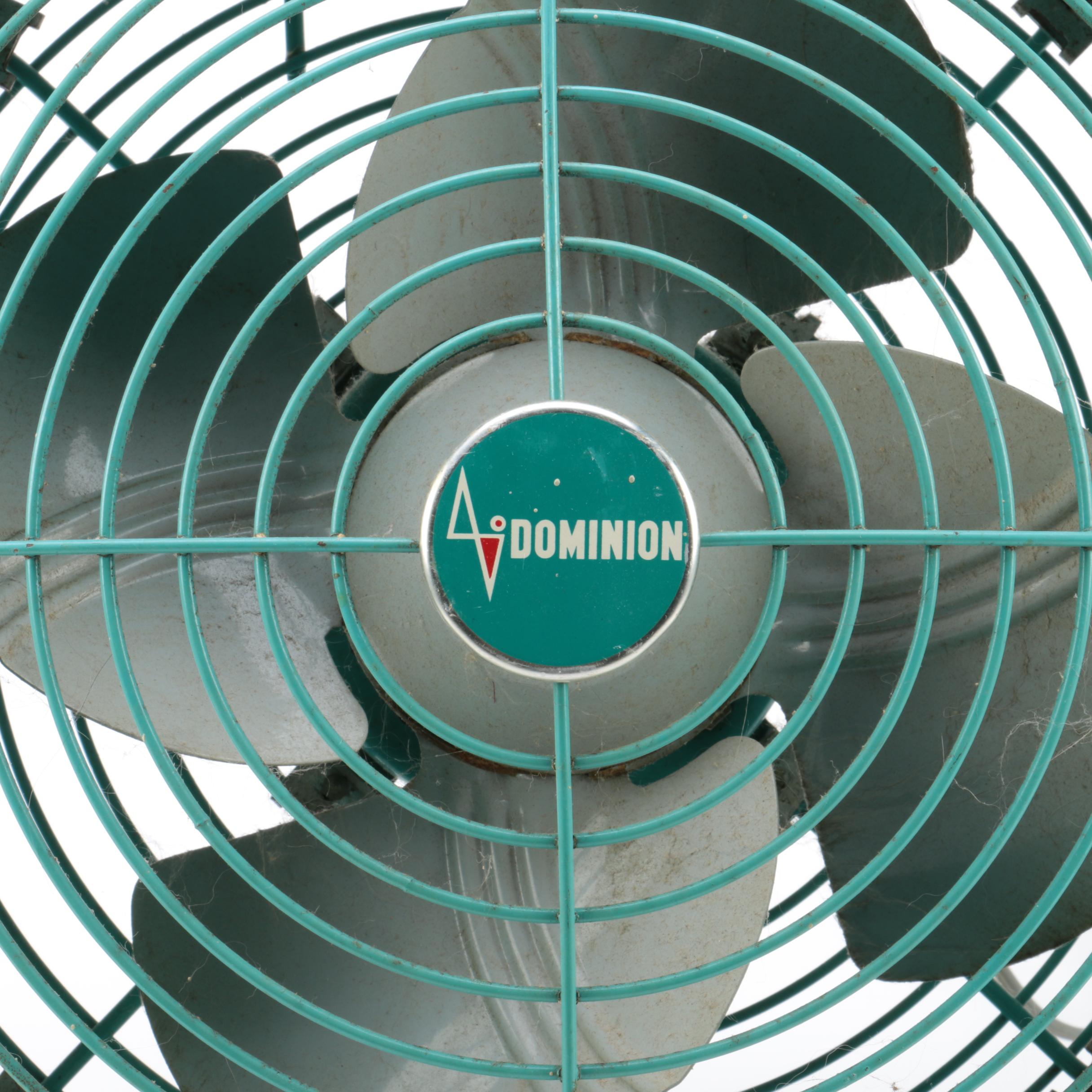 Vintage Dominion Metal Fan | EBTH