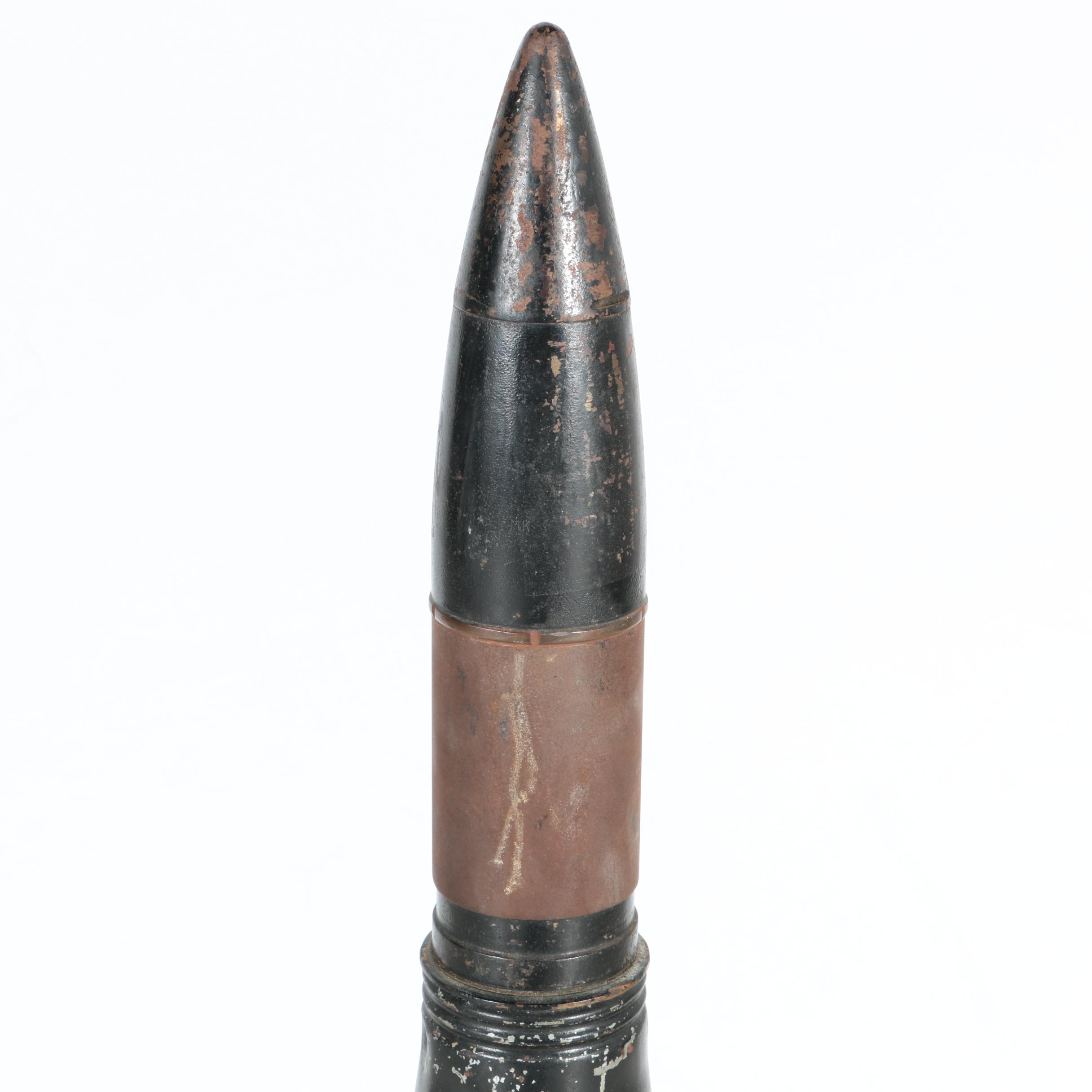 Vintage 120mm Artillery Shell Case | EBTH