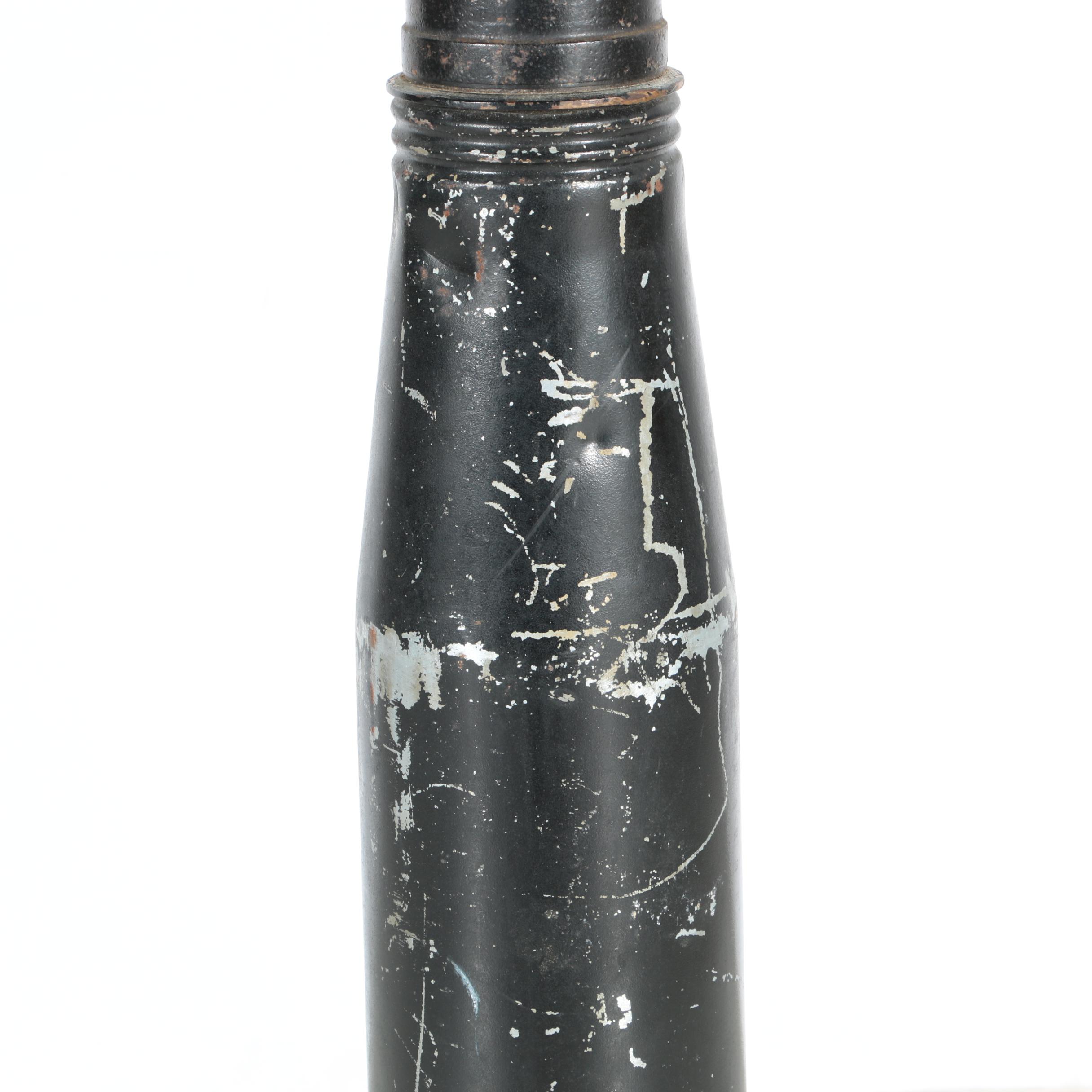 Vintage 120mm Artillery Shell Case | EBTH