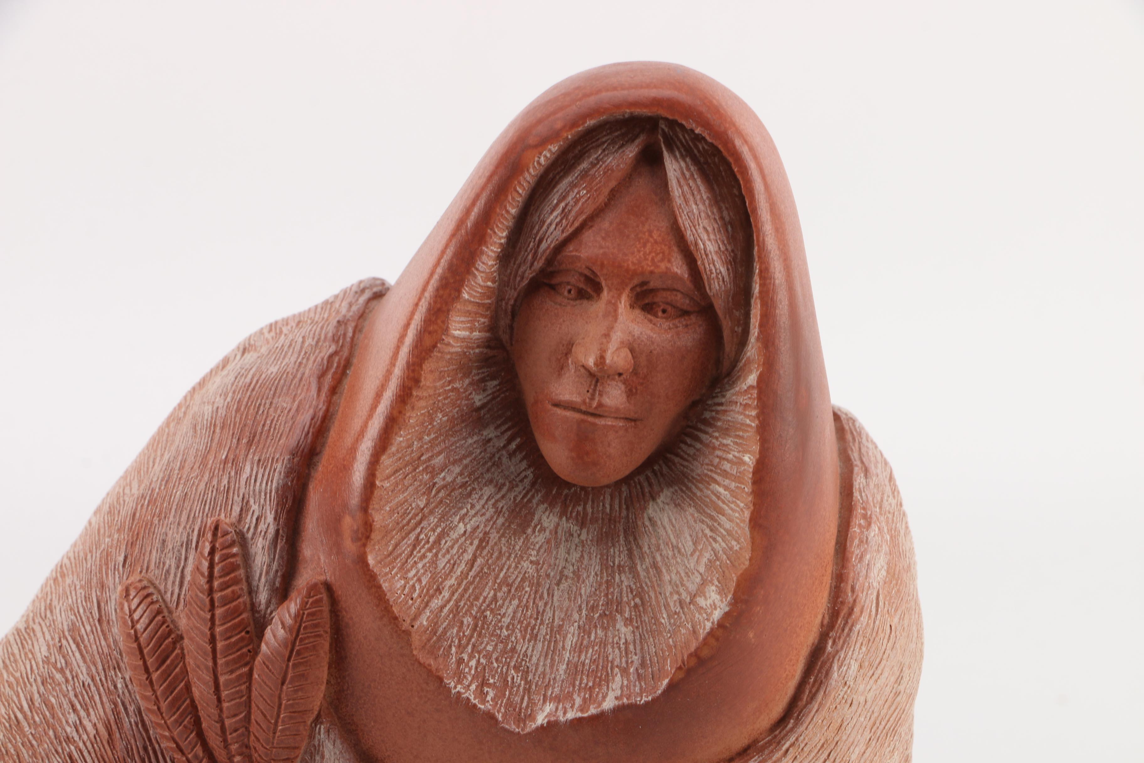 Ron Schroder Ceramic Sculpture of a Woman | EBTH