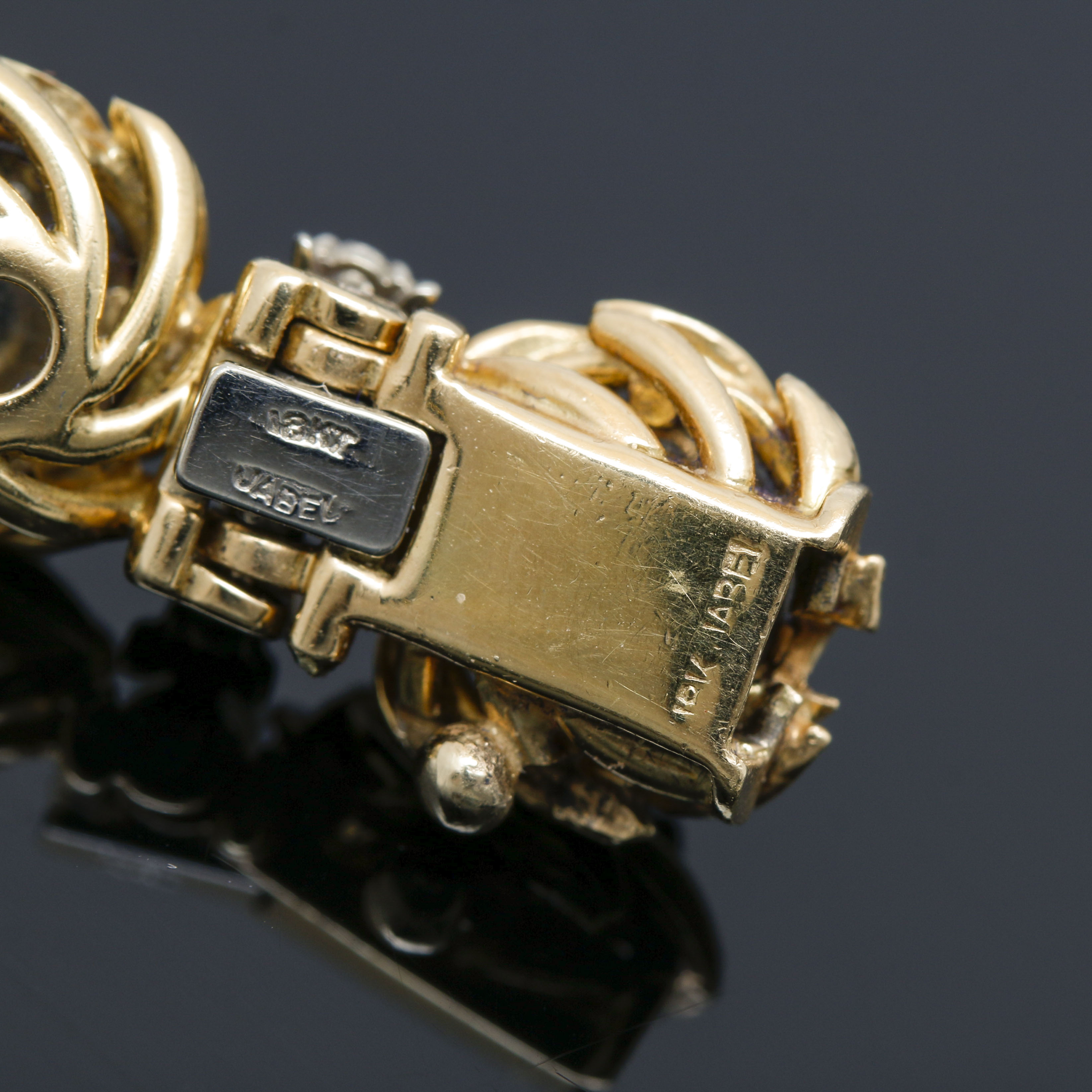 Jabel 18K Yellow Gold 3.00 CTW Diamond Tennis Bracelet | EBTH