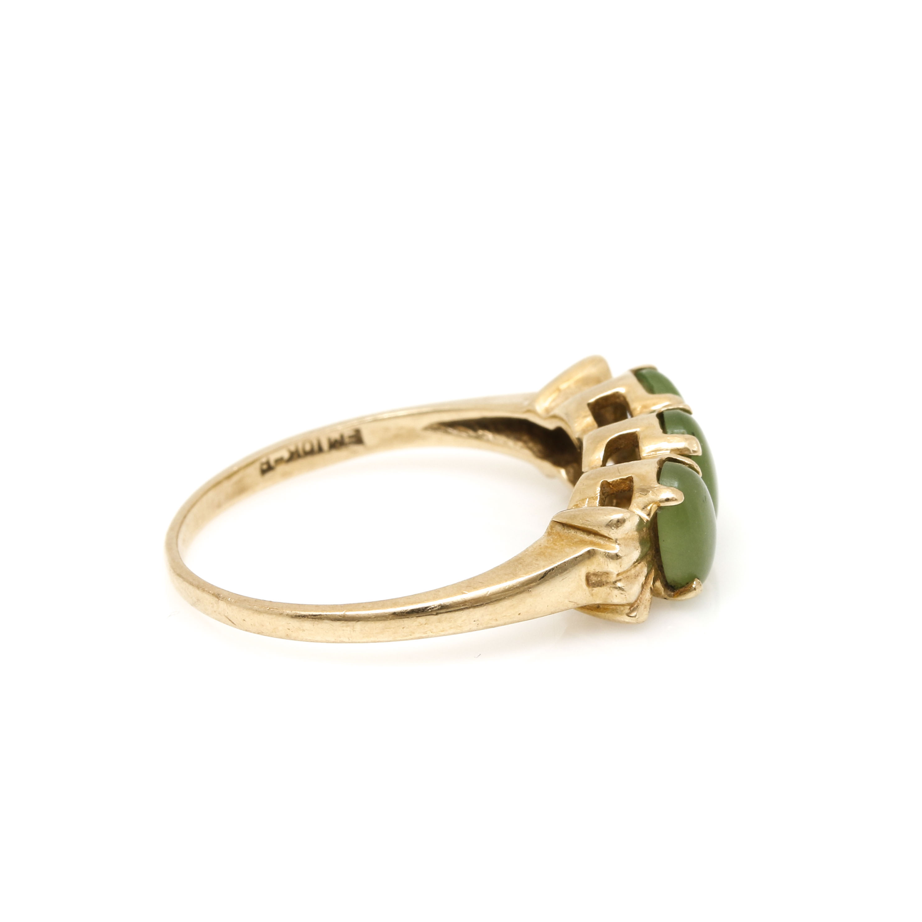 10K Yellow Gold Nephrite Ring | EBTH