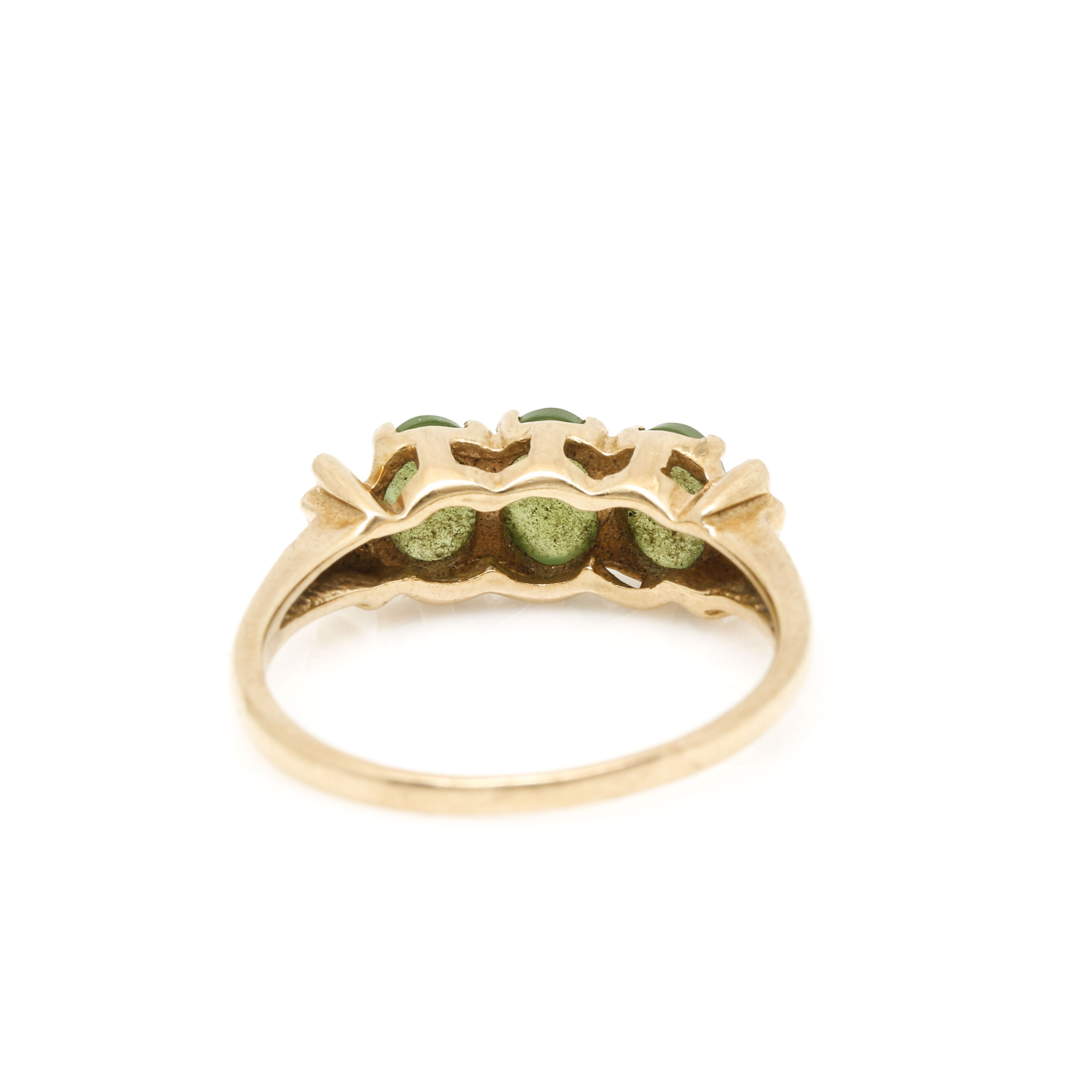 10K Yellow Gold Nephrite Ring | EBTH