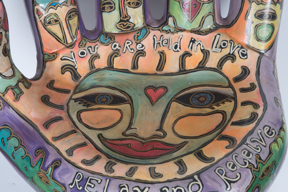 RokokoArt Painted Hand Chair by Rotonics | EBTH