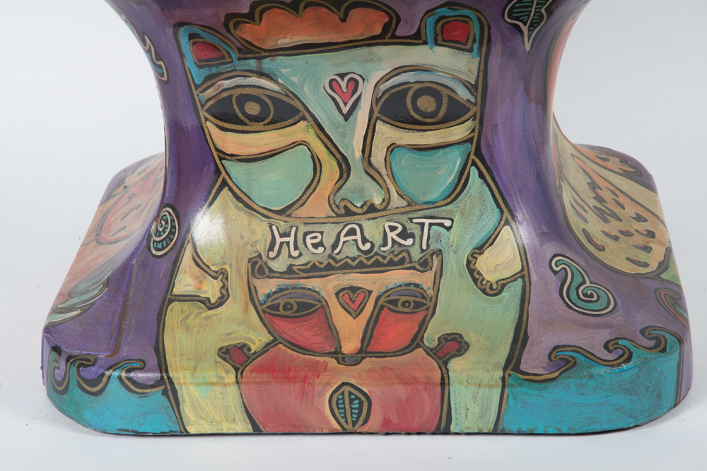 RokokoArt Painted Hand Chair by Rotonics | EBTH