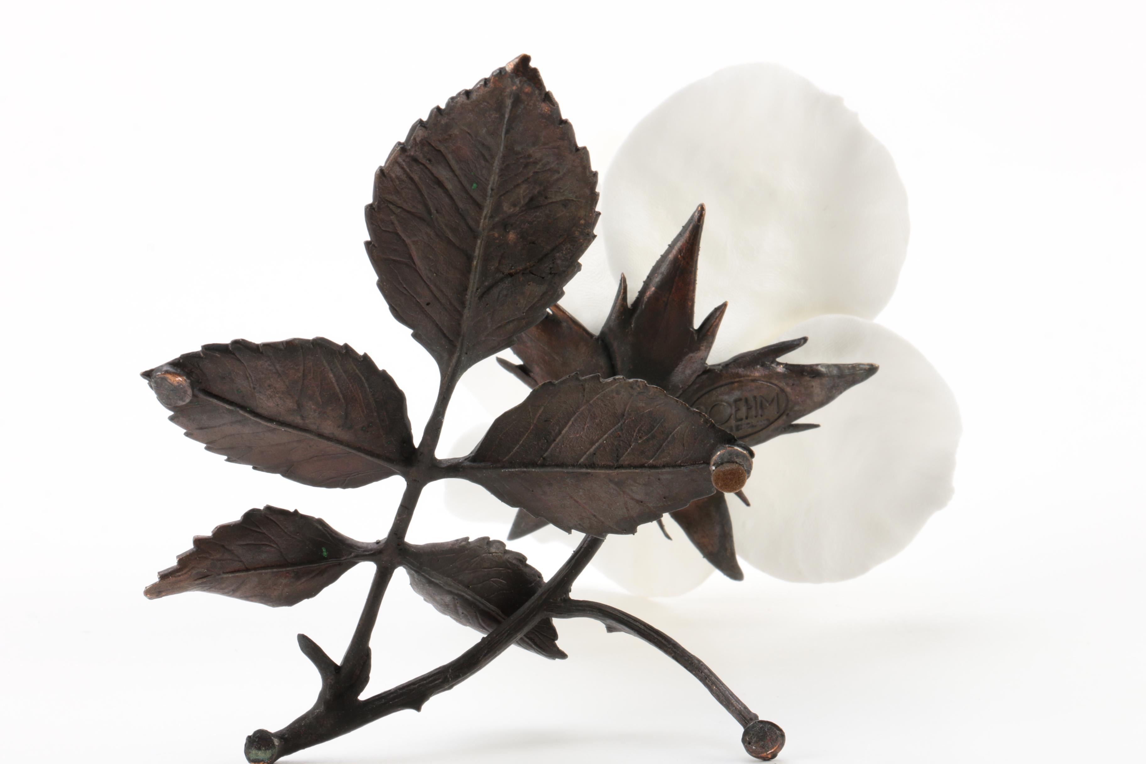 Boehm Porcelain Roses "White Masterpiece" and "Peace" | EBTH