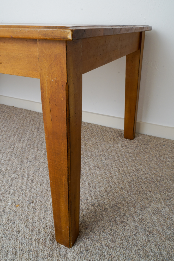 Vintage Maple Library Desk | EBTH