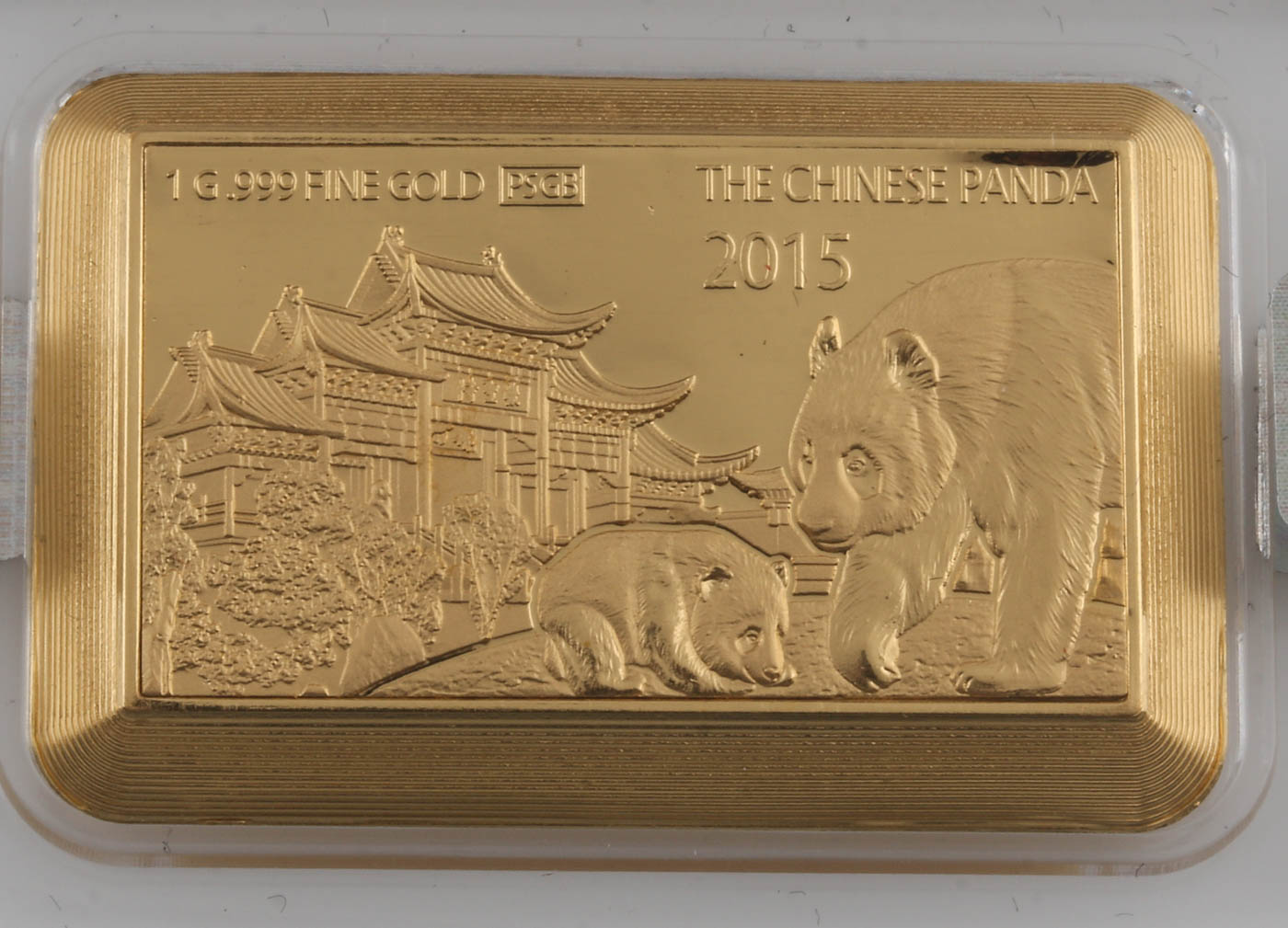 2015 Premium Size Gold Bar Panda Collection | EBTH