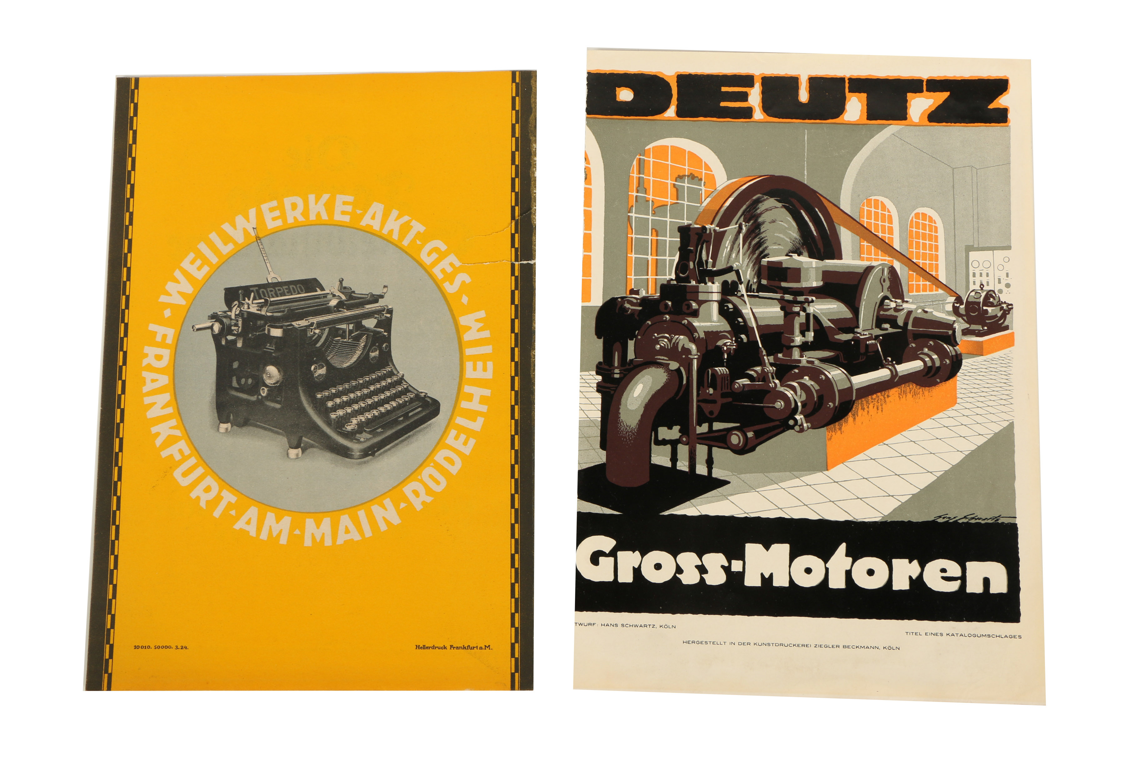 Vintage Reproduction Prints of German Advertisements | EBTH