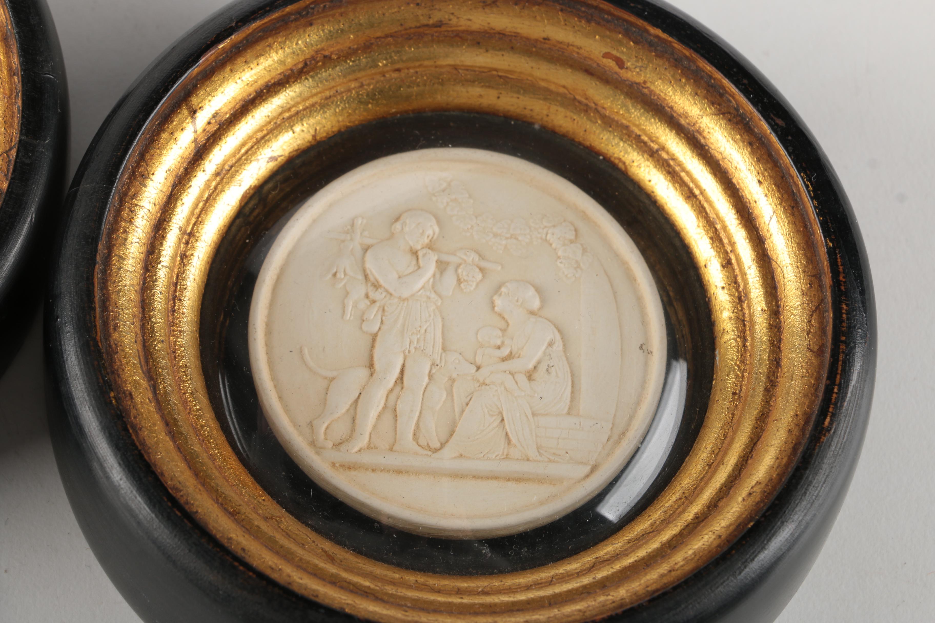 Framed Ceramic Cameos Featuring Sungott Art Studios | EBTH