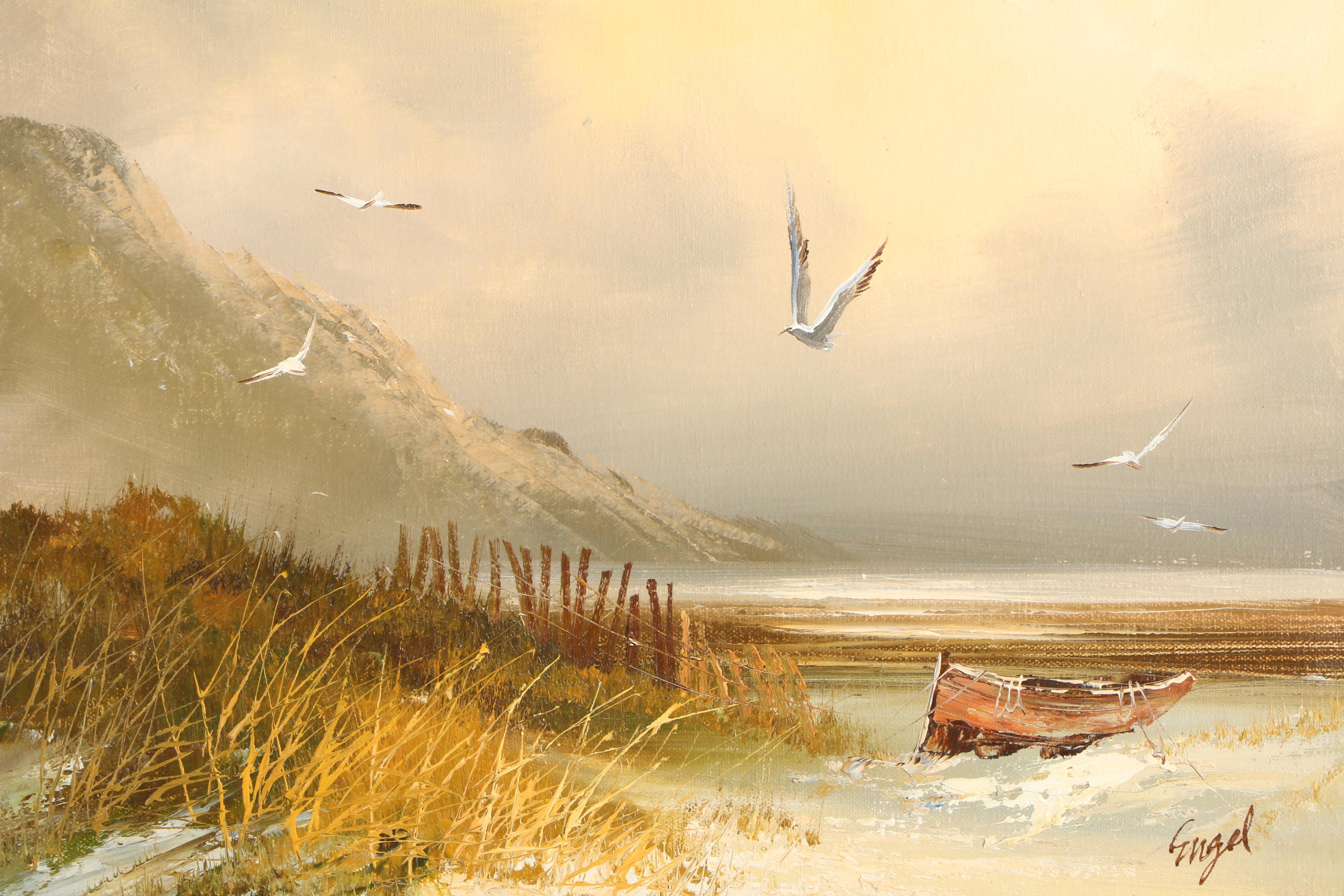 D. Porter and Engel Oil Paintings of Birds in Their Natural Habitat | EBTH