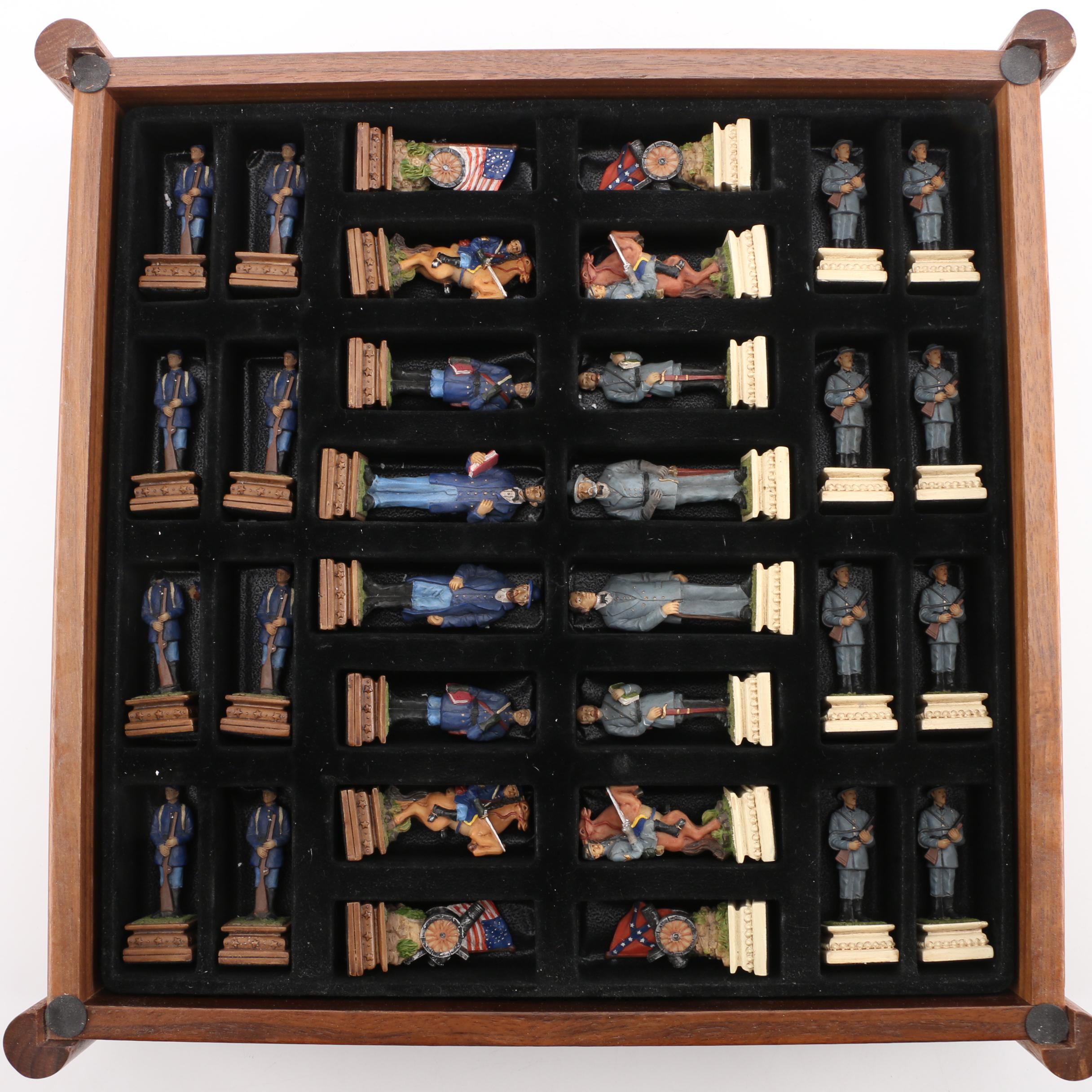 History Channel Civil War Chess Set and Revolutionary War Chess Set | EBTH