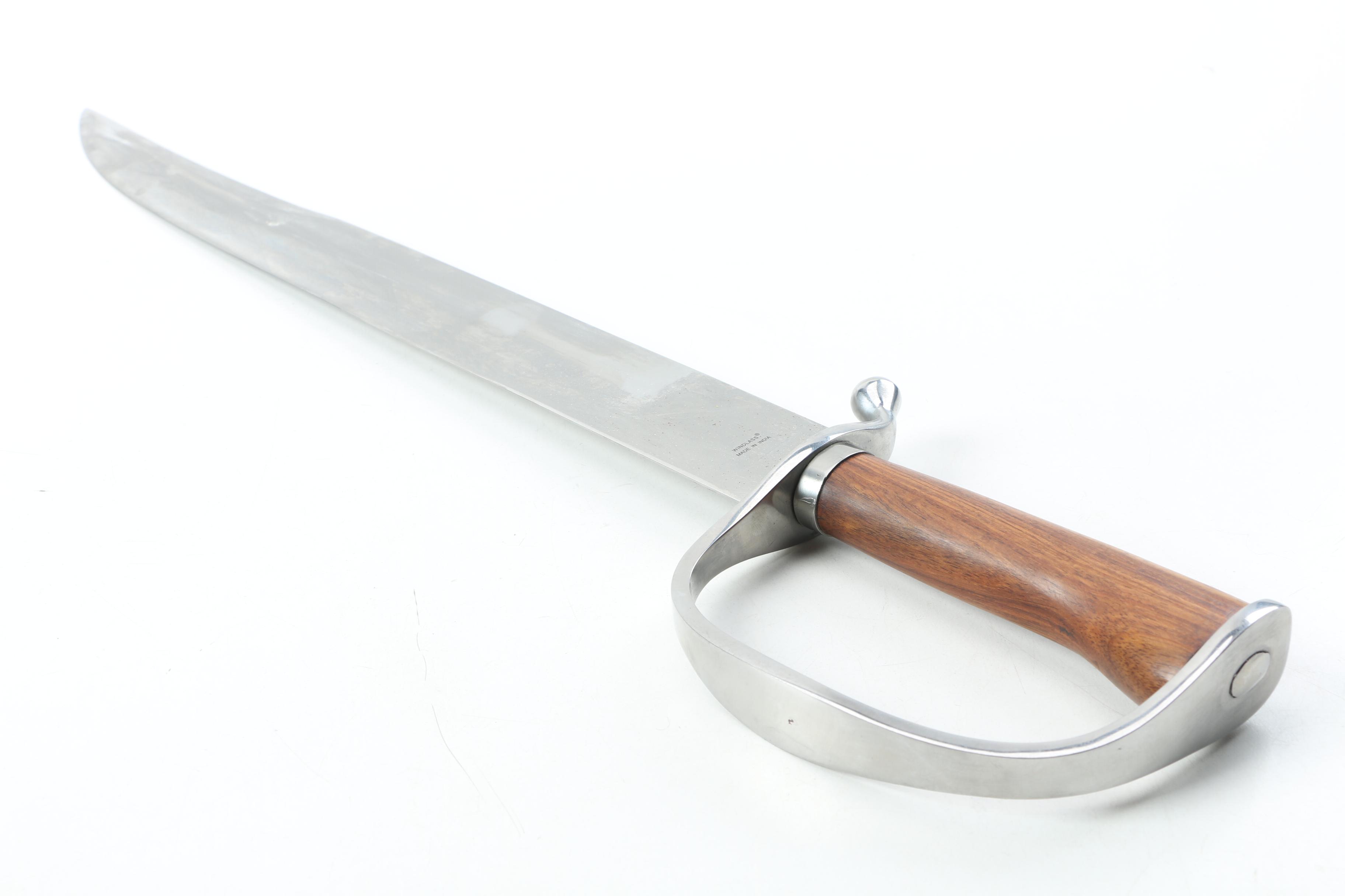 Cutlass by Windlass Steelcraft with Leather Scabbard | EBTH