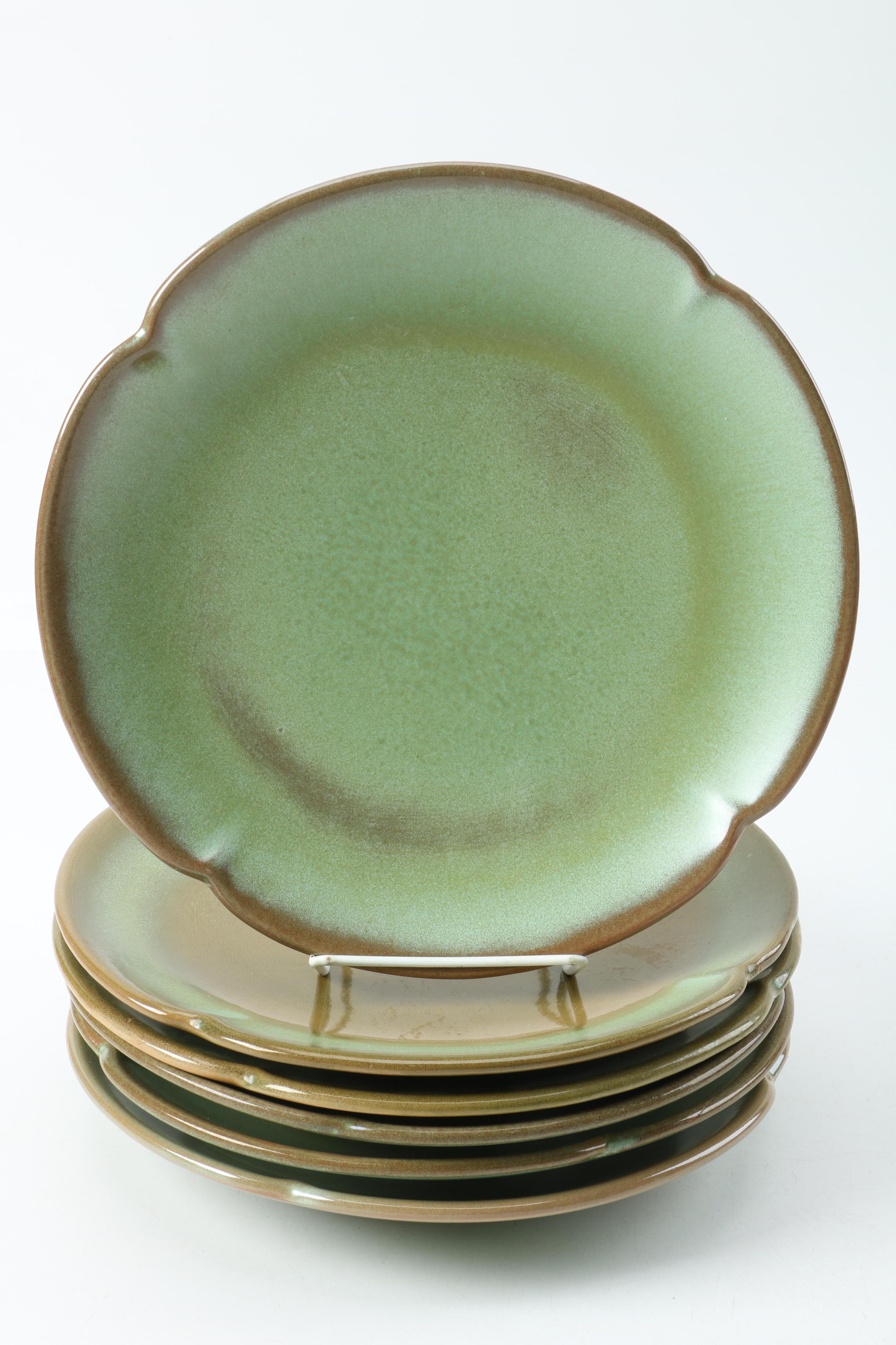 Frankoma Pottery "Plainsman" and "Lazy Bones" Dinner Plates and Bowls ...