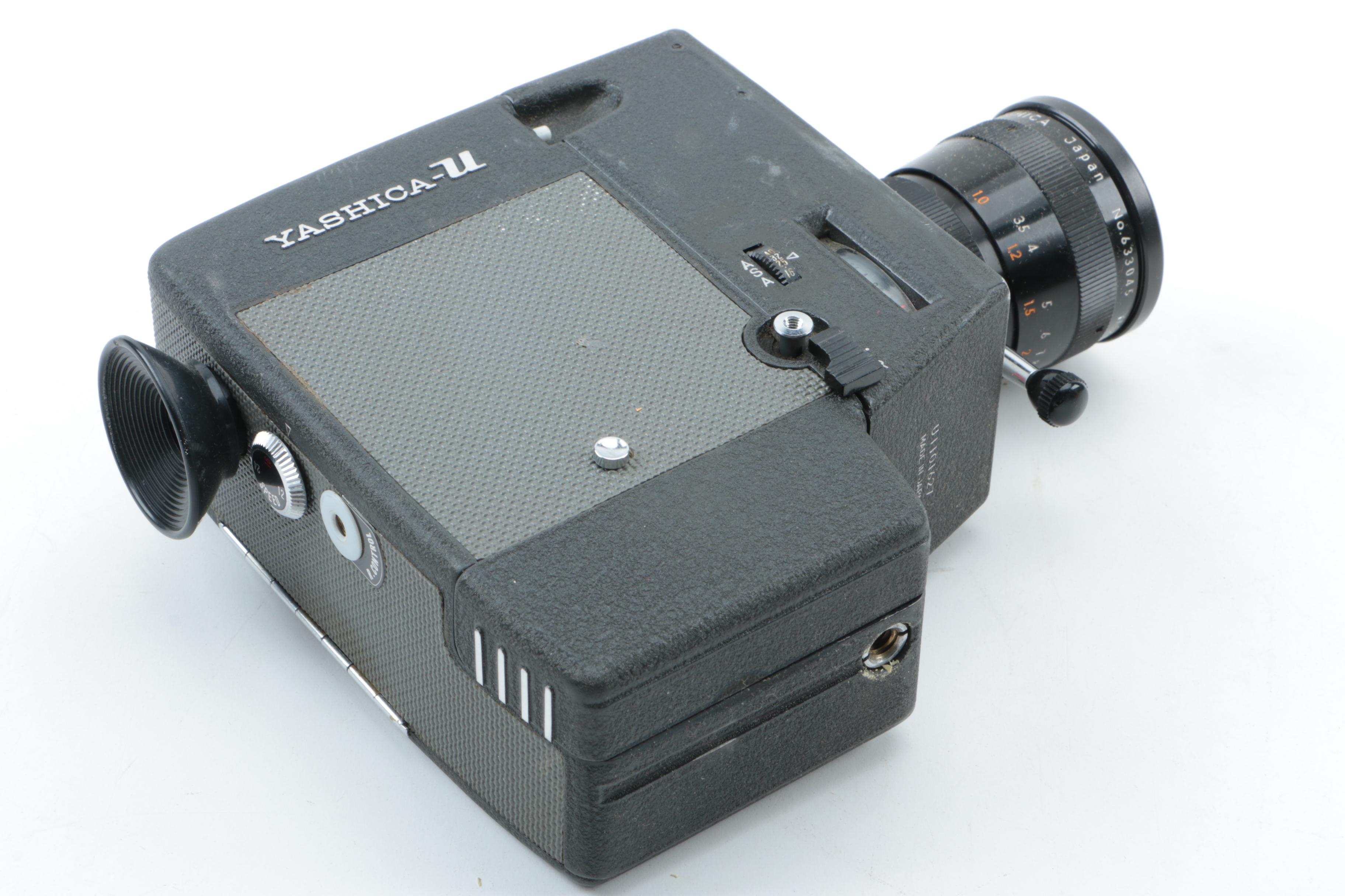 Vintage Yashica U-Matic 8mm Movie Camera with Accessories | EBTH