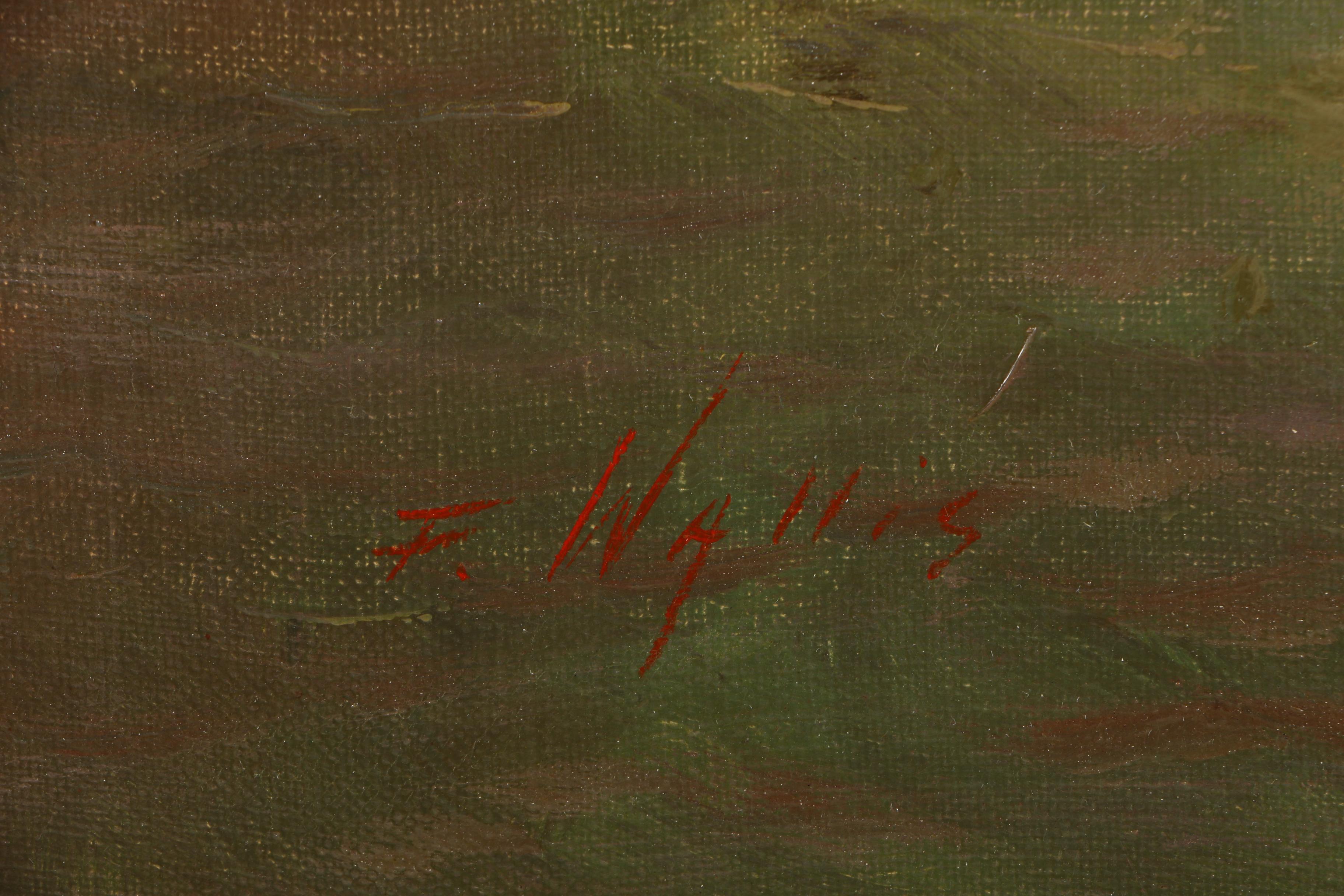 Frank Wallis Oil Painting on Canvas River Landscape | EBTH