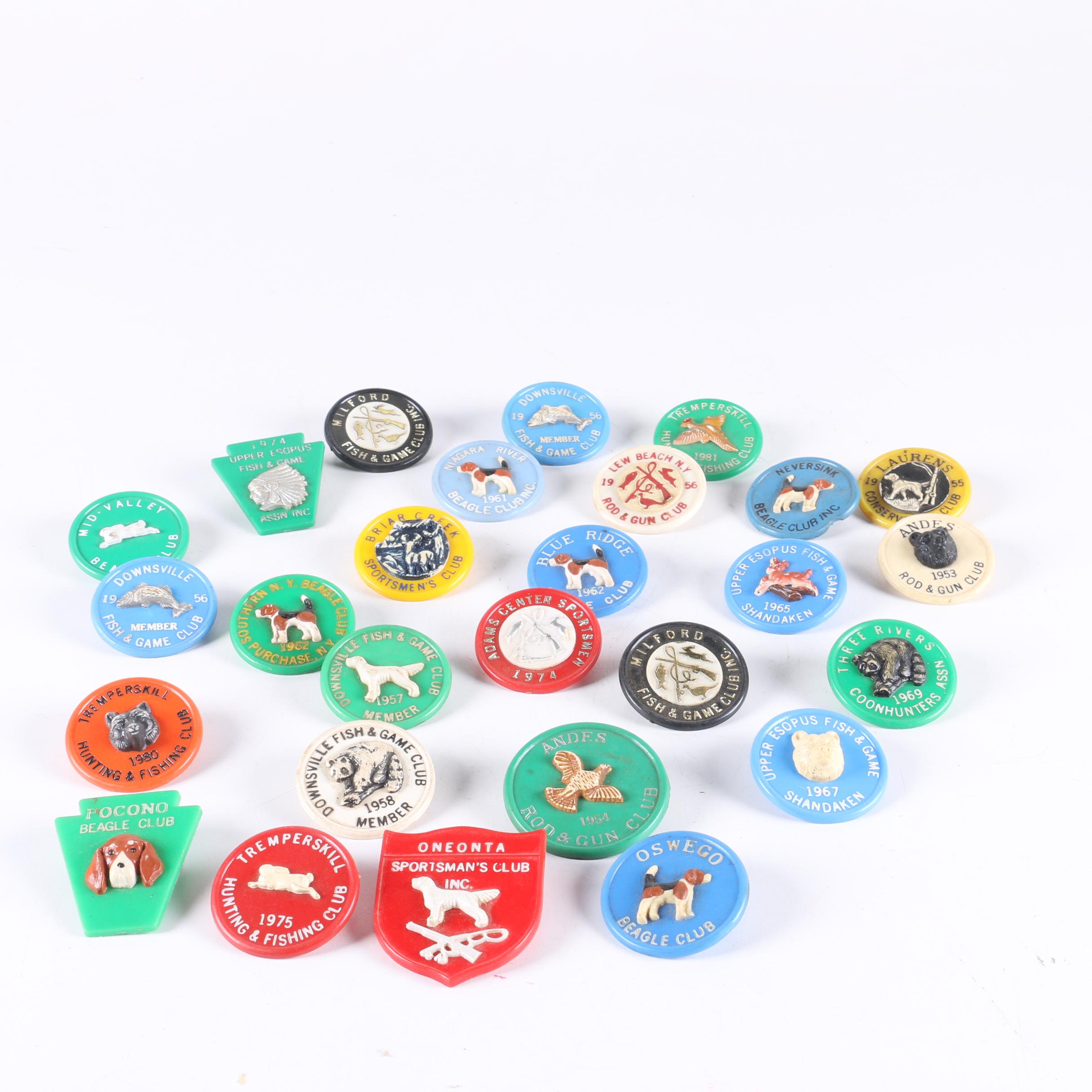 Vintage Sportsman's and Hunting Dog Club Pins | EBTH
