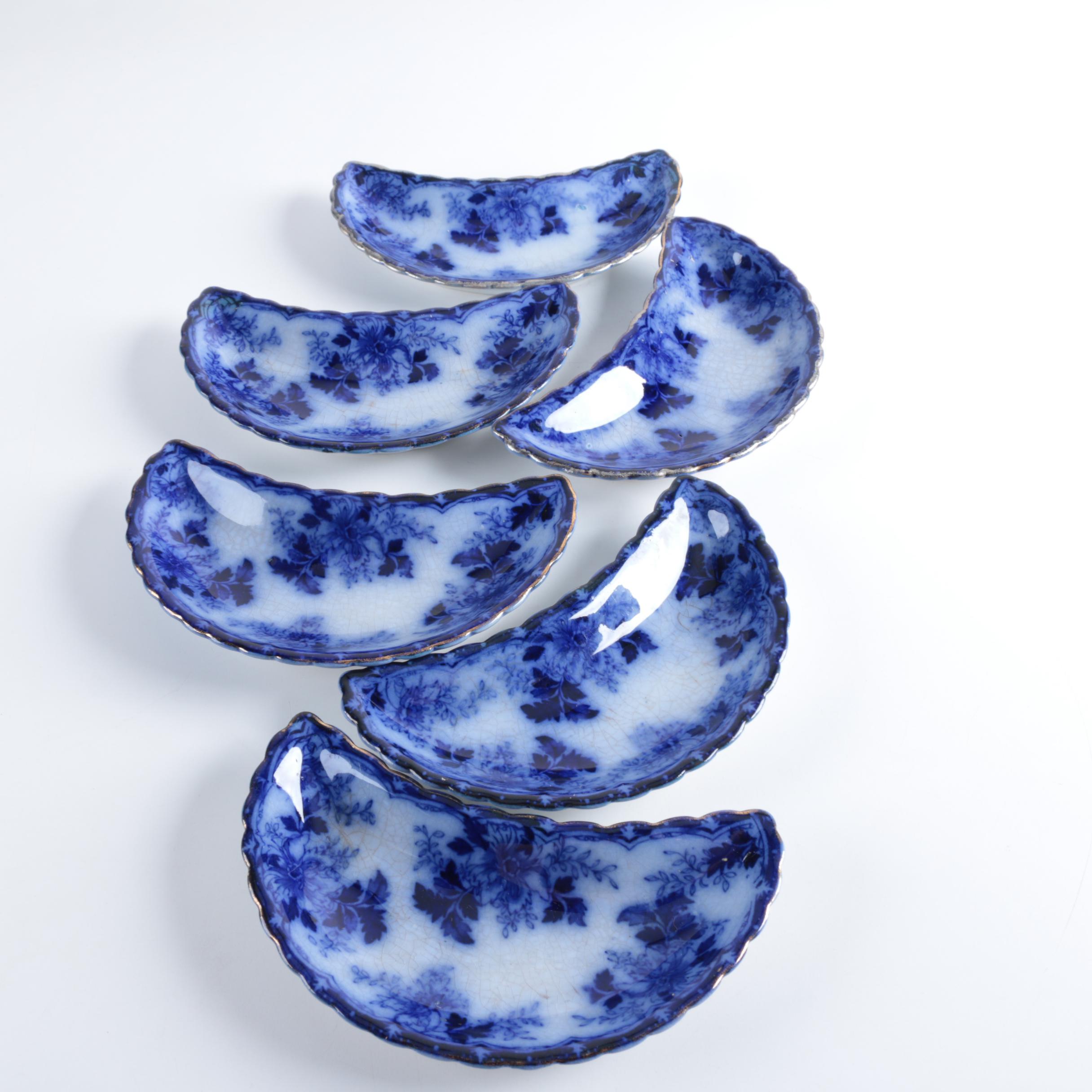 Antique Mercer Pottery Crescent Salad Plates | EBTH