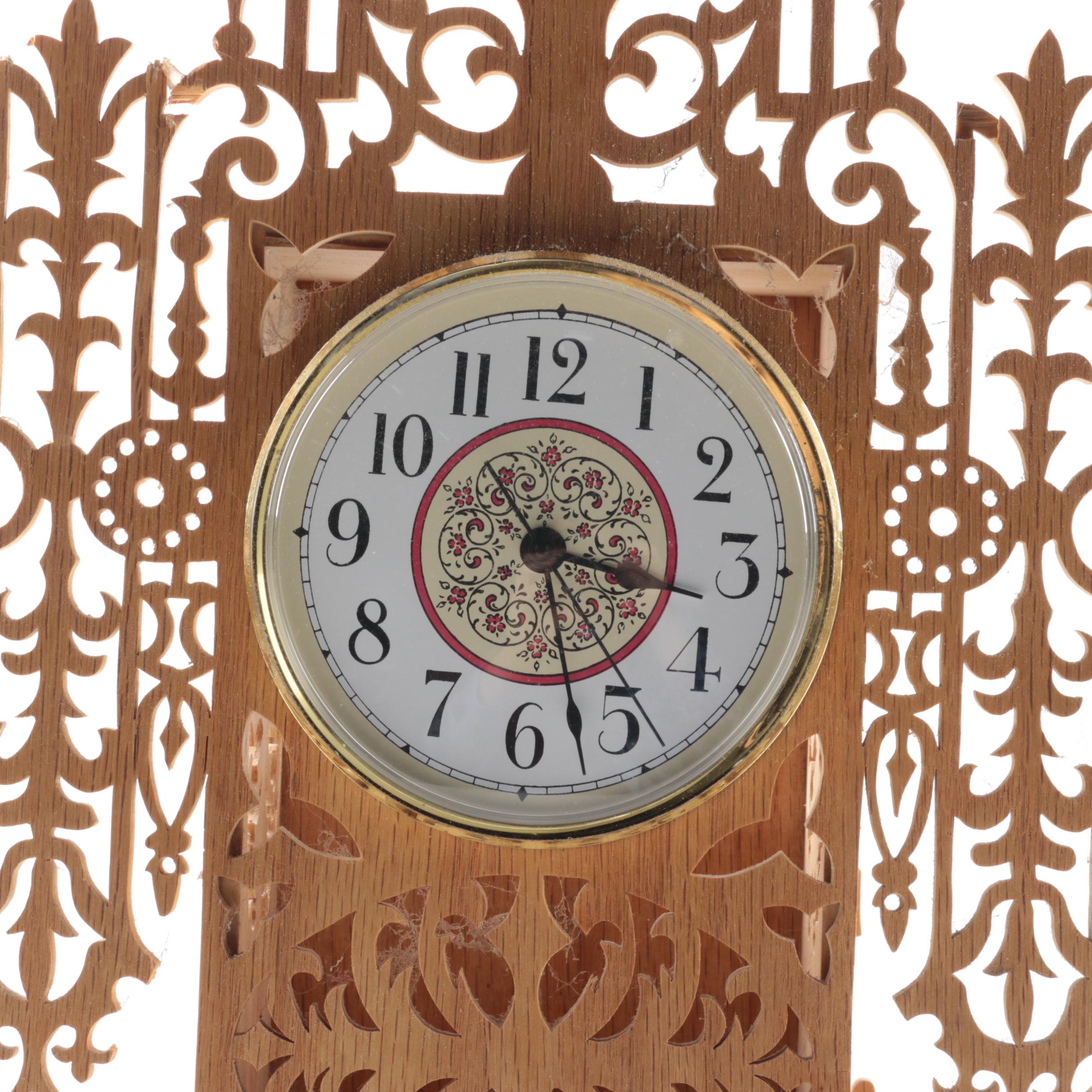Fretwork Quartz Mantel Clock | EBTH