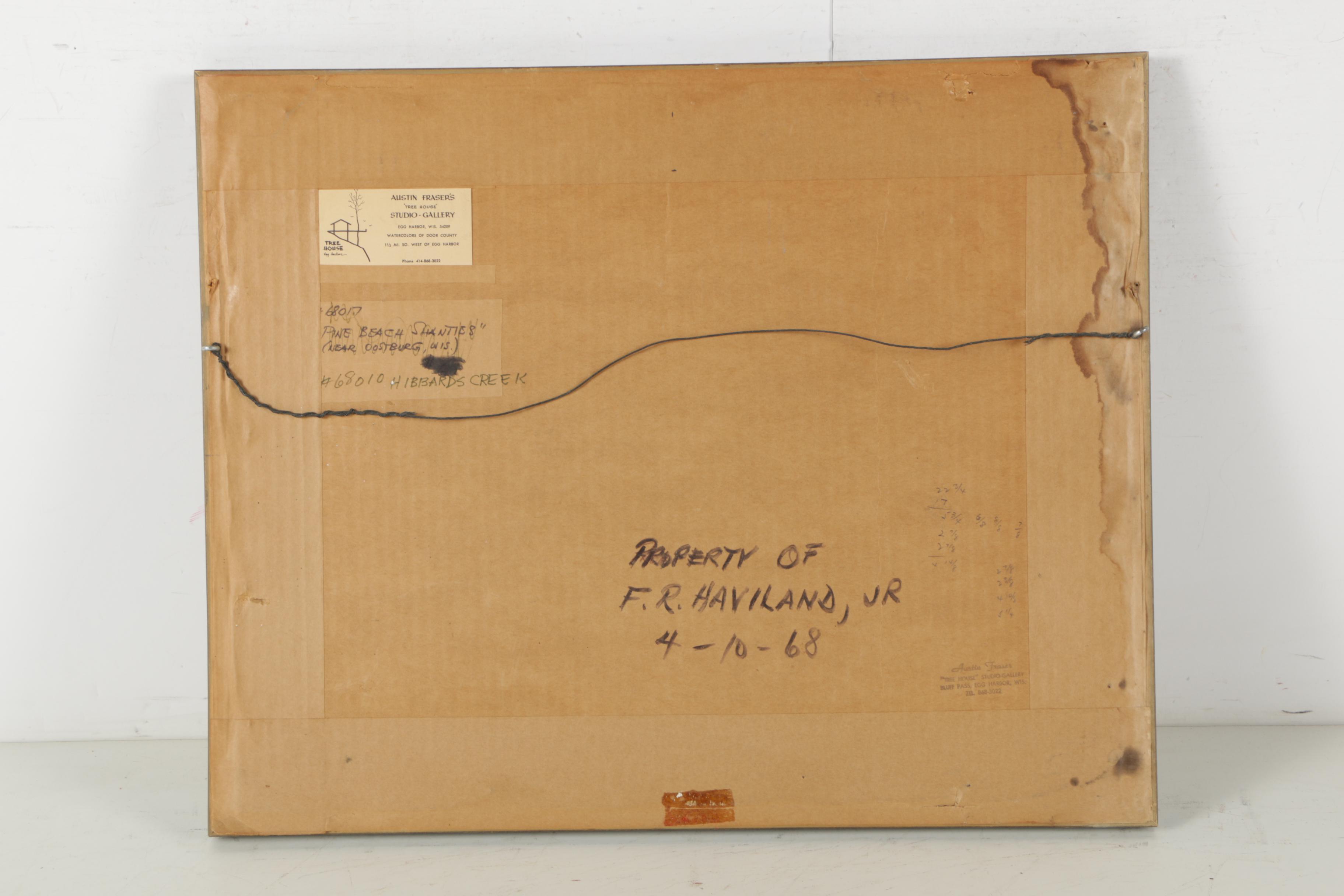 Austin Fraser Watercolor Landscape Painting on Paper | EBTH