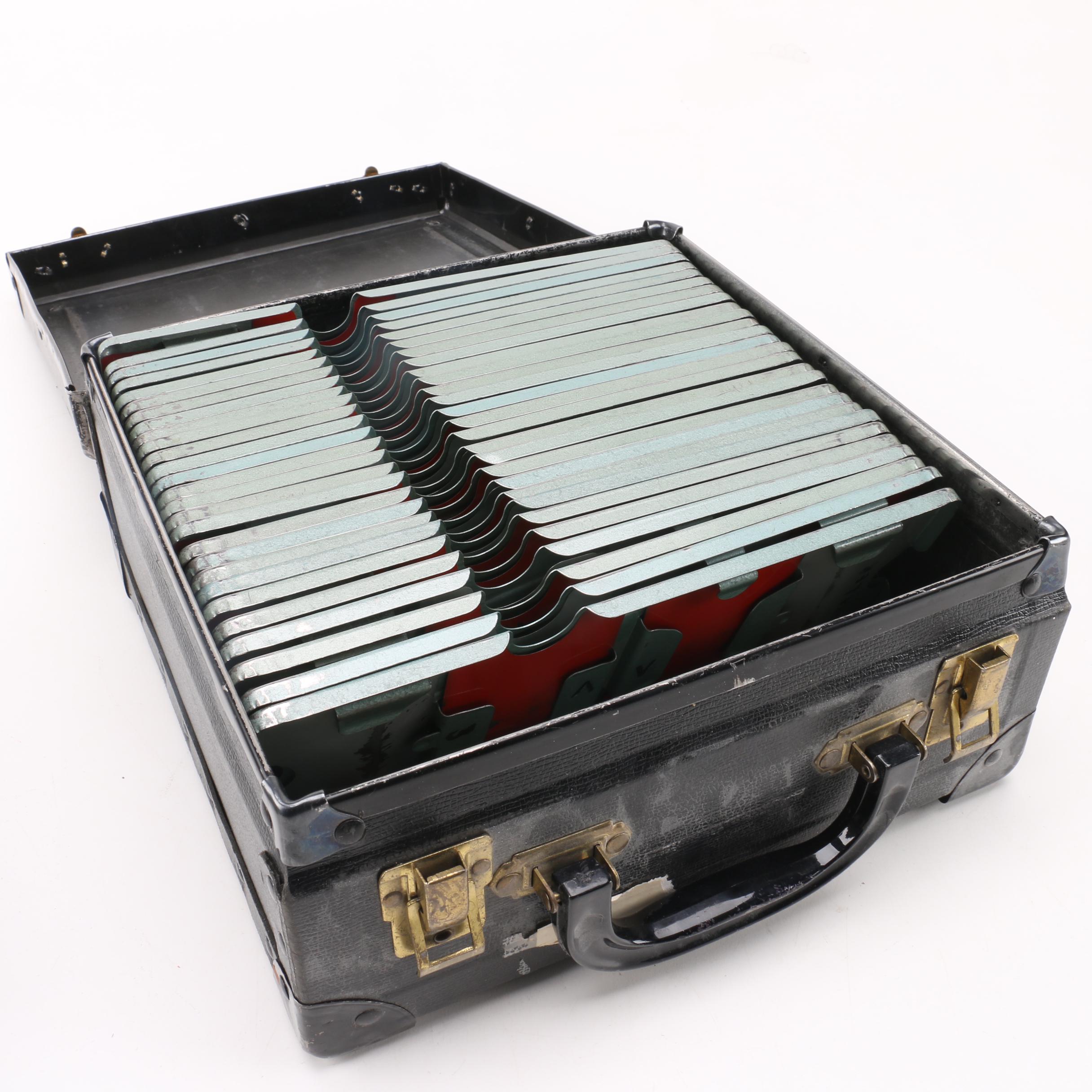 Bridge Boards in Leather Case | EBTH