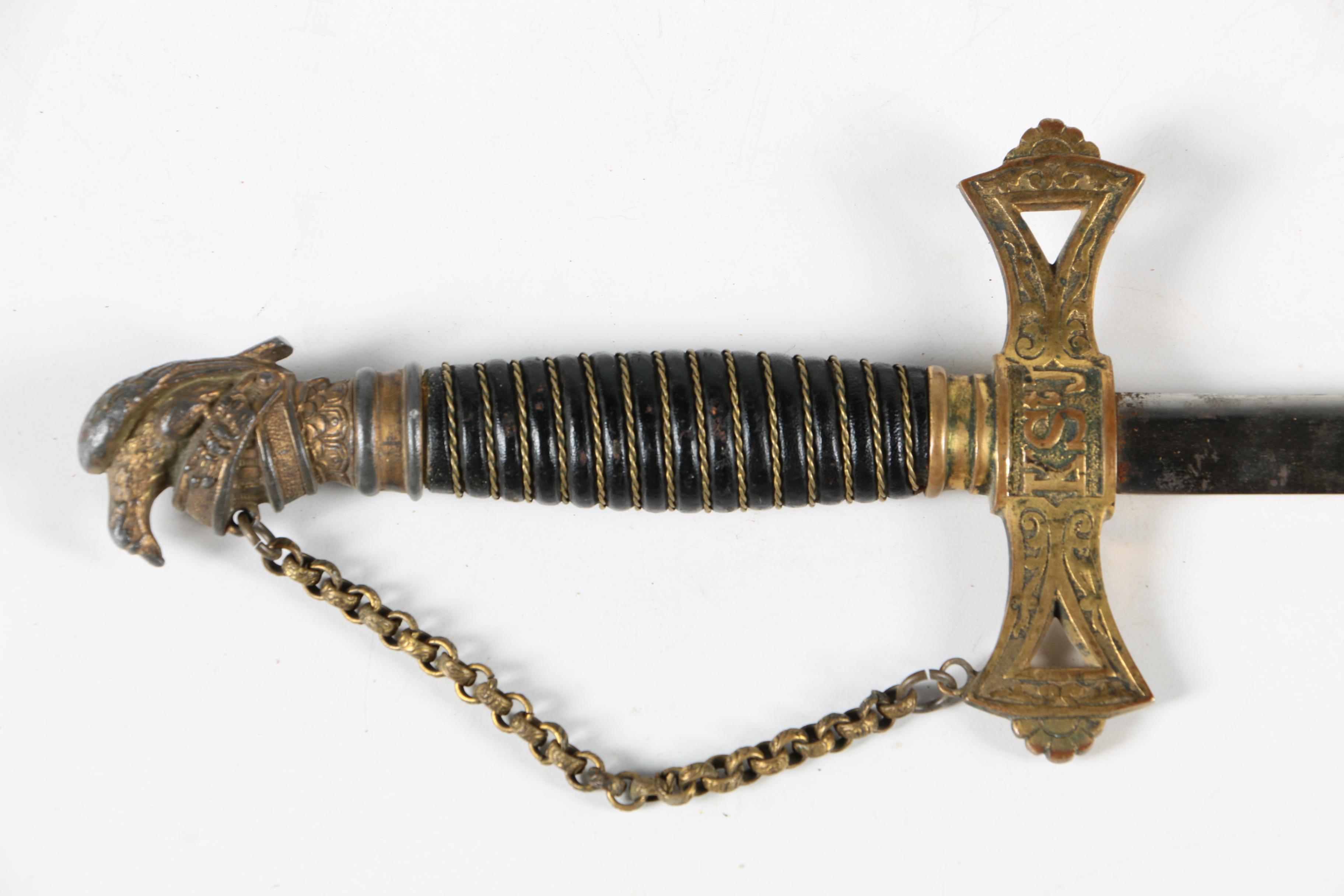 Antique Knights of St. Joseph Fraternal Sword and Hanger with Two ...